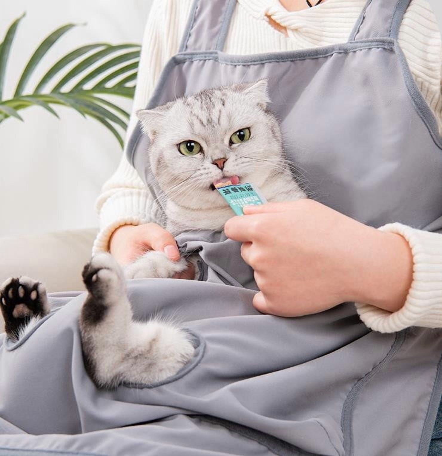 Cats Carrier Apron Hands Free Wearable Pet Sling for Small Cats Summer ...