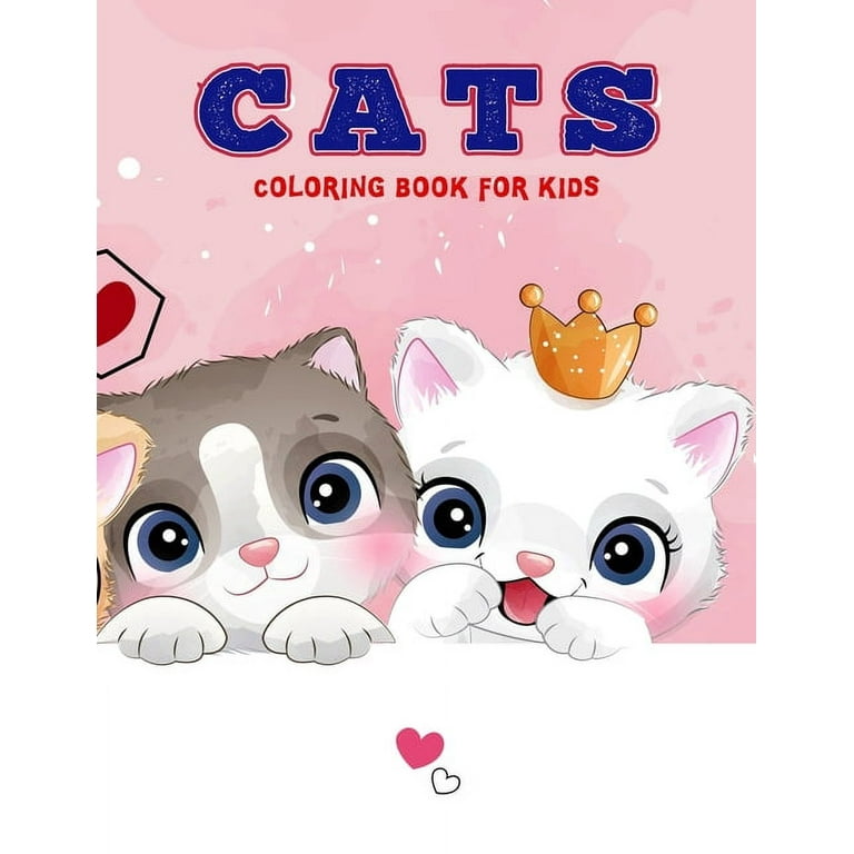 cartoon cat coloring book