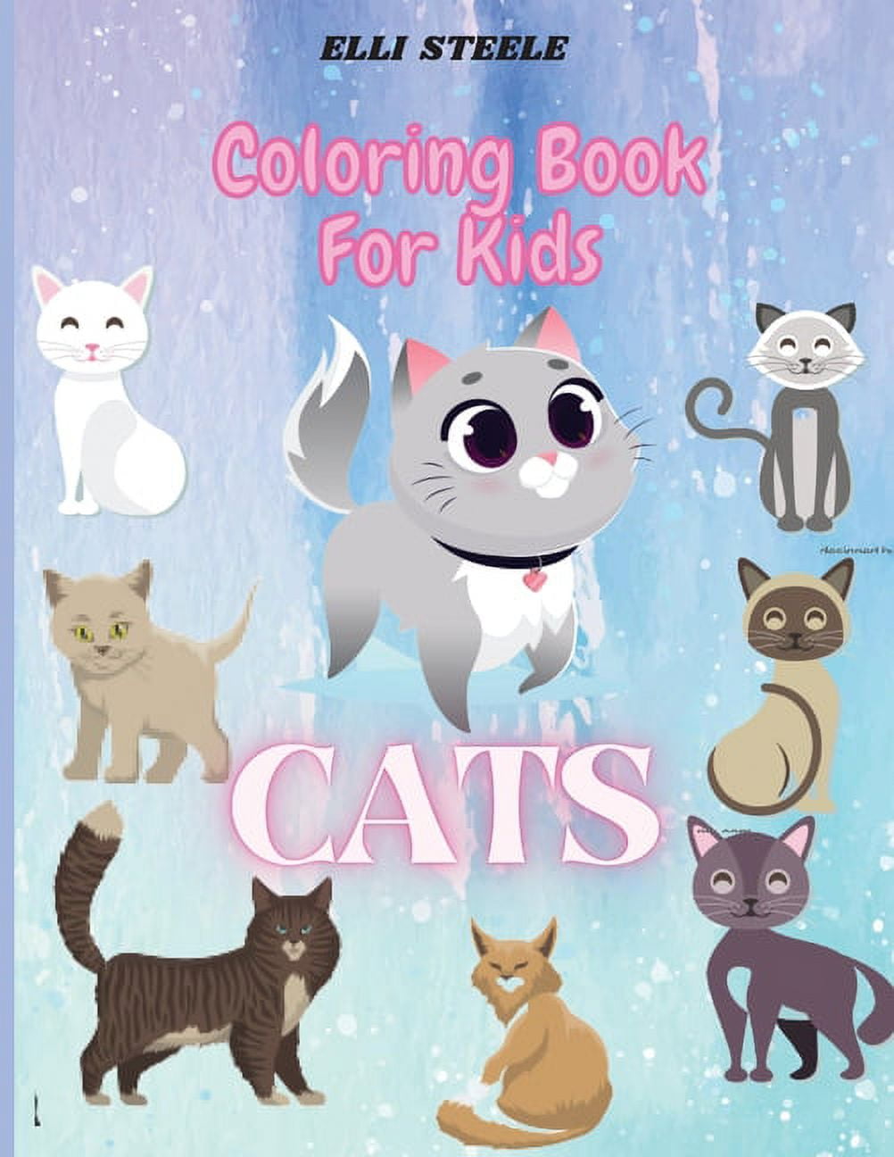 Cats Coloring Book For Kids - Walmart.com