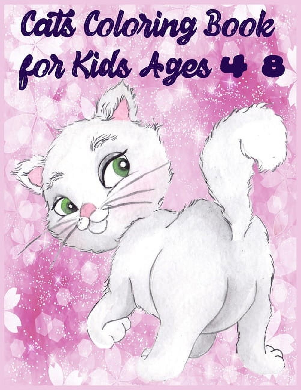 Cats Coloring Book for Kids Ages 4-8: A children's coloring book and ...