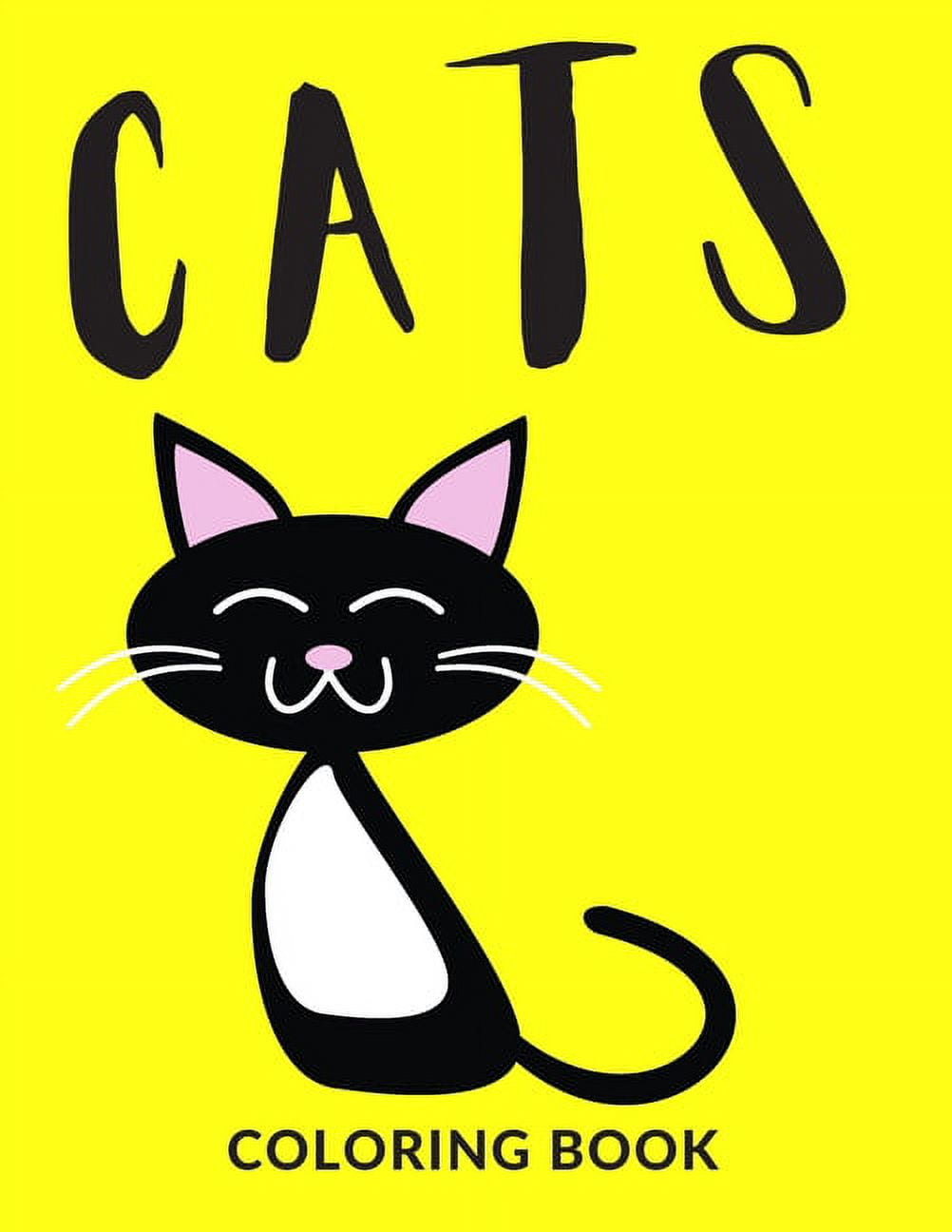 Cats Coloring Book : Cats Coloring Pages For kids, Perfect Cute Cats ...