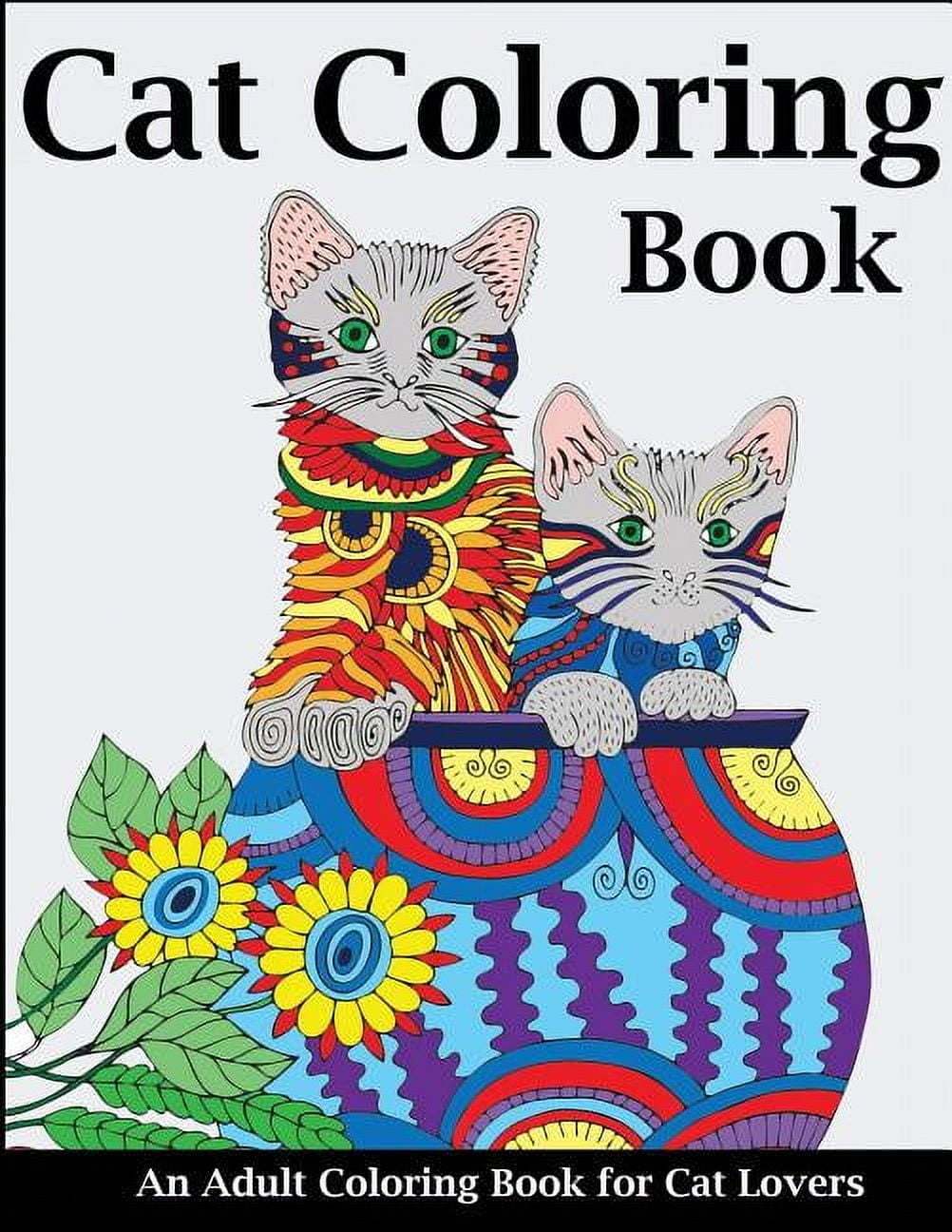 Cats Coloring Books: Cat Coloring Book (Paperback) - Walmart.com