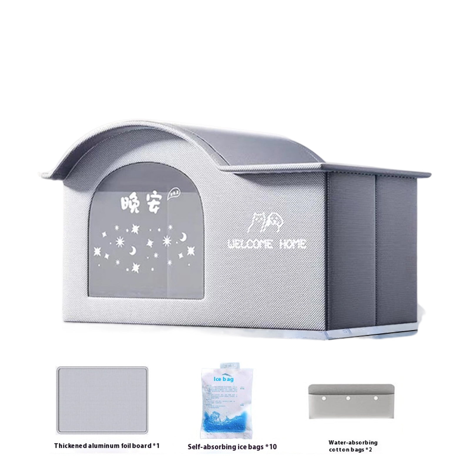 Cats Cooling House Waterproof Foldable Cooling Pet Houses for Outdoor ...