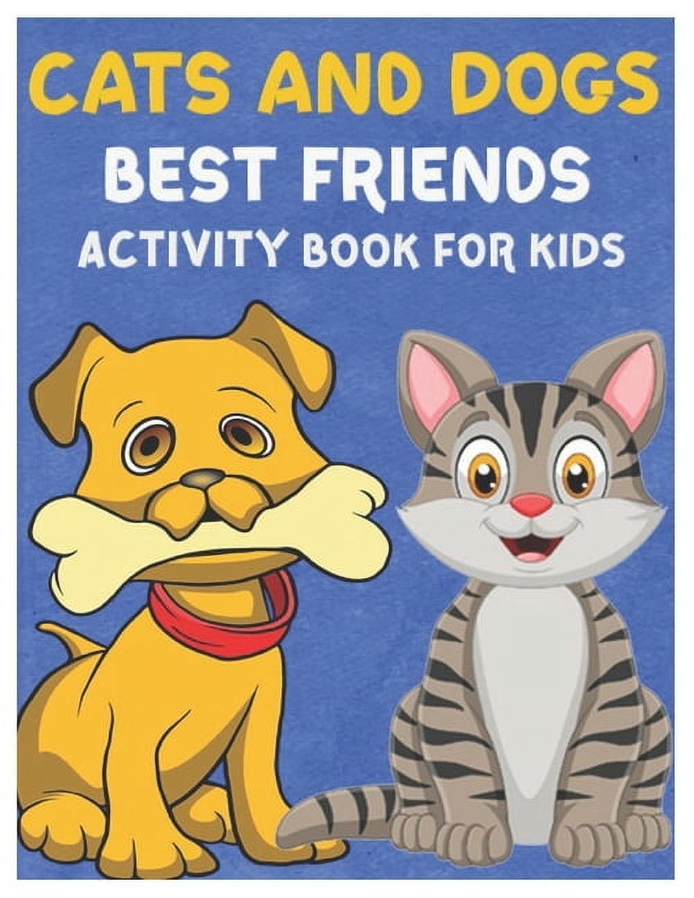 Cats and Dogs Best Friends Activity Book for Kids: Gorgeous Stocking ...