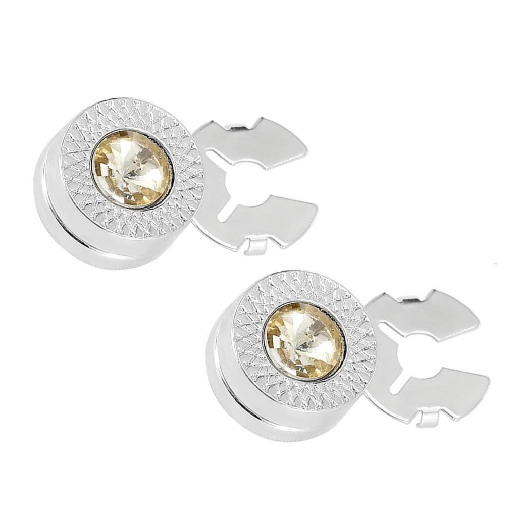 Cats Eye Button Covers Round Cufflinks Business Cuff Links Metal Suit ...