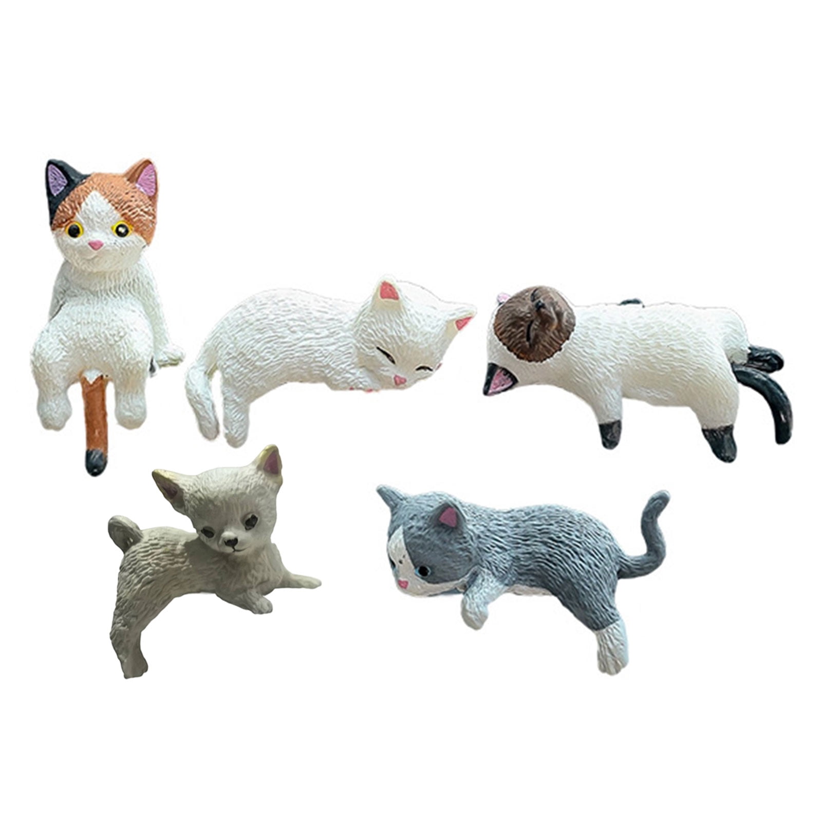 Cats Figurines Computer Monitor Decors Minis Cats Dog Figures Table ...