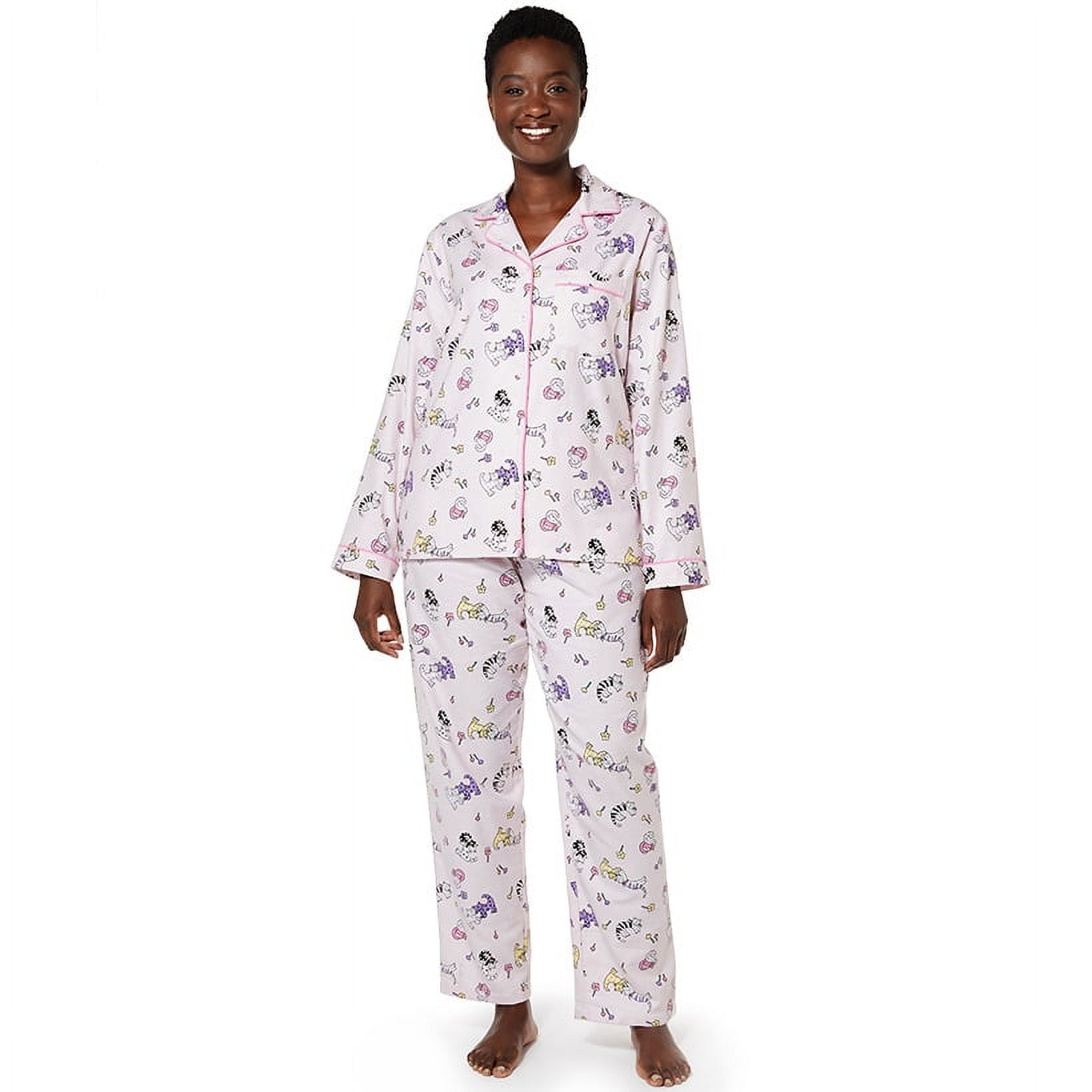 Cats Flannel Pajamas - 2X - Walmart.com