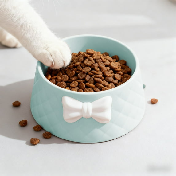 Cats Food Bowl Large Capacity Pet Food Bowl Cute Drinking Bowl For Cats ...