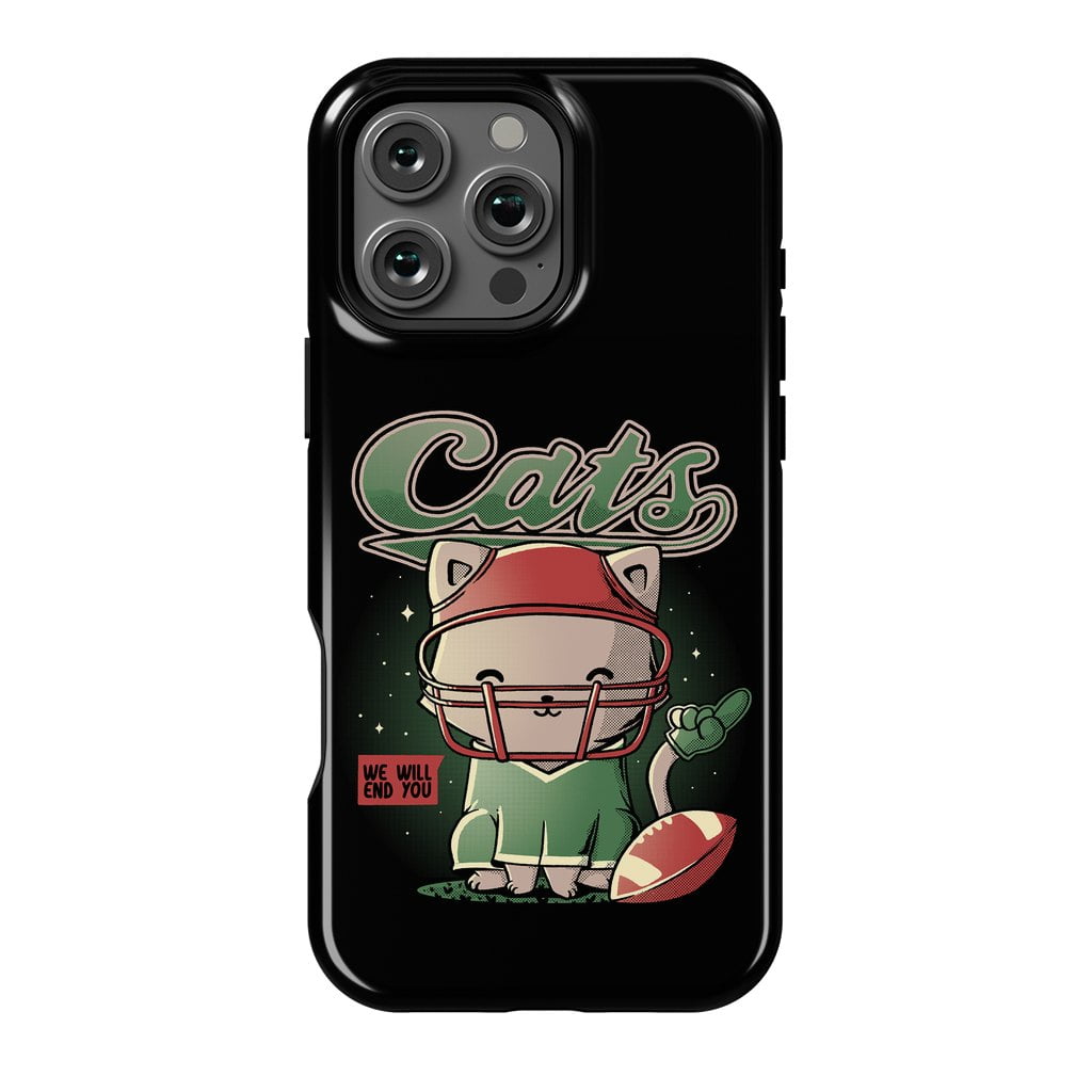 Cats Football Design Stylish Phone Case Compatible with iPhone 11 12 13 ...