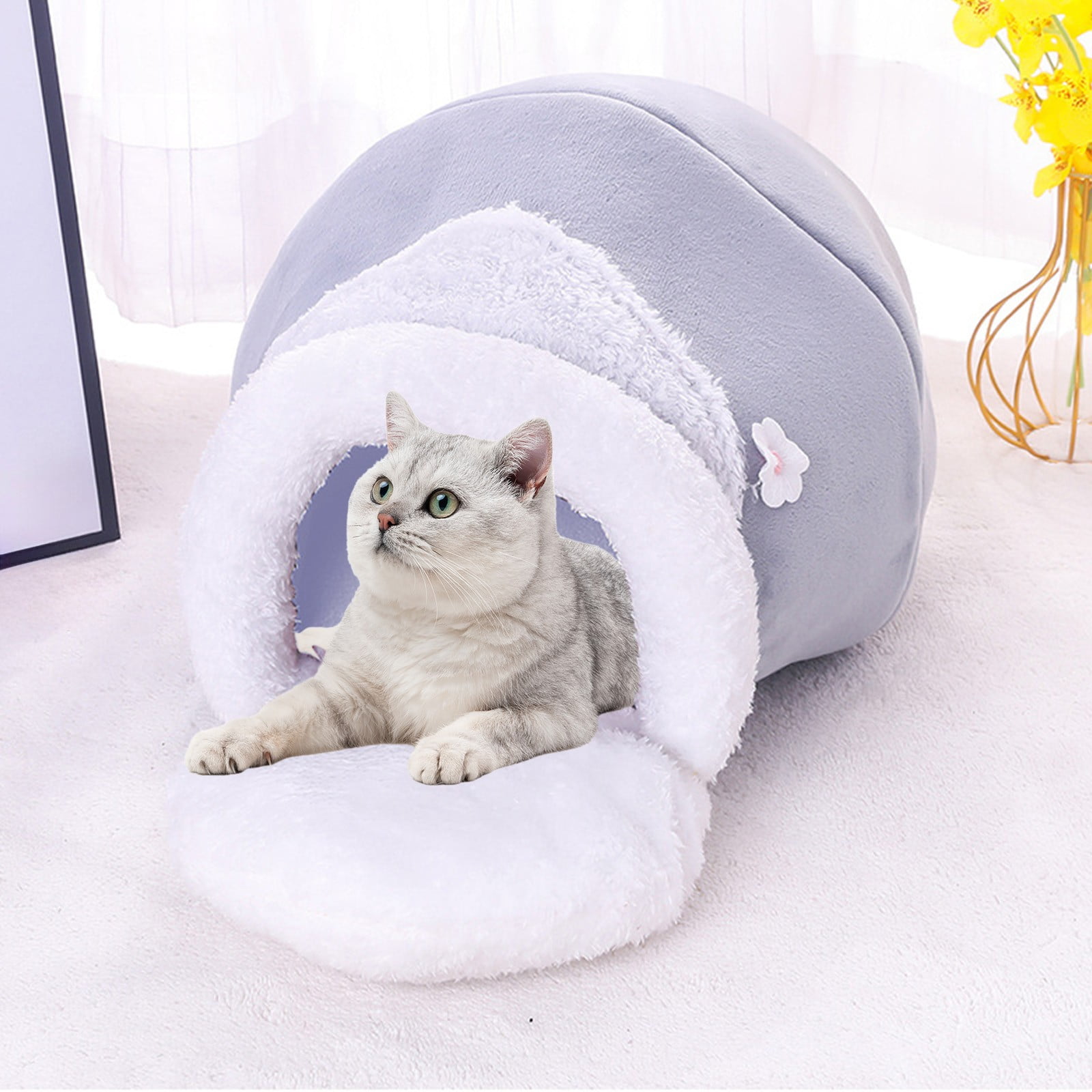 Cats Fossa Sleeping Bag,Foldable Cat House,Thick Closed Design for ...