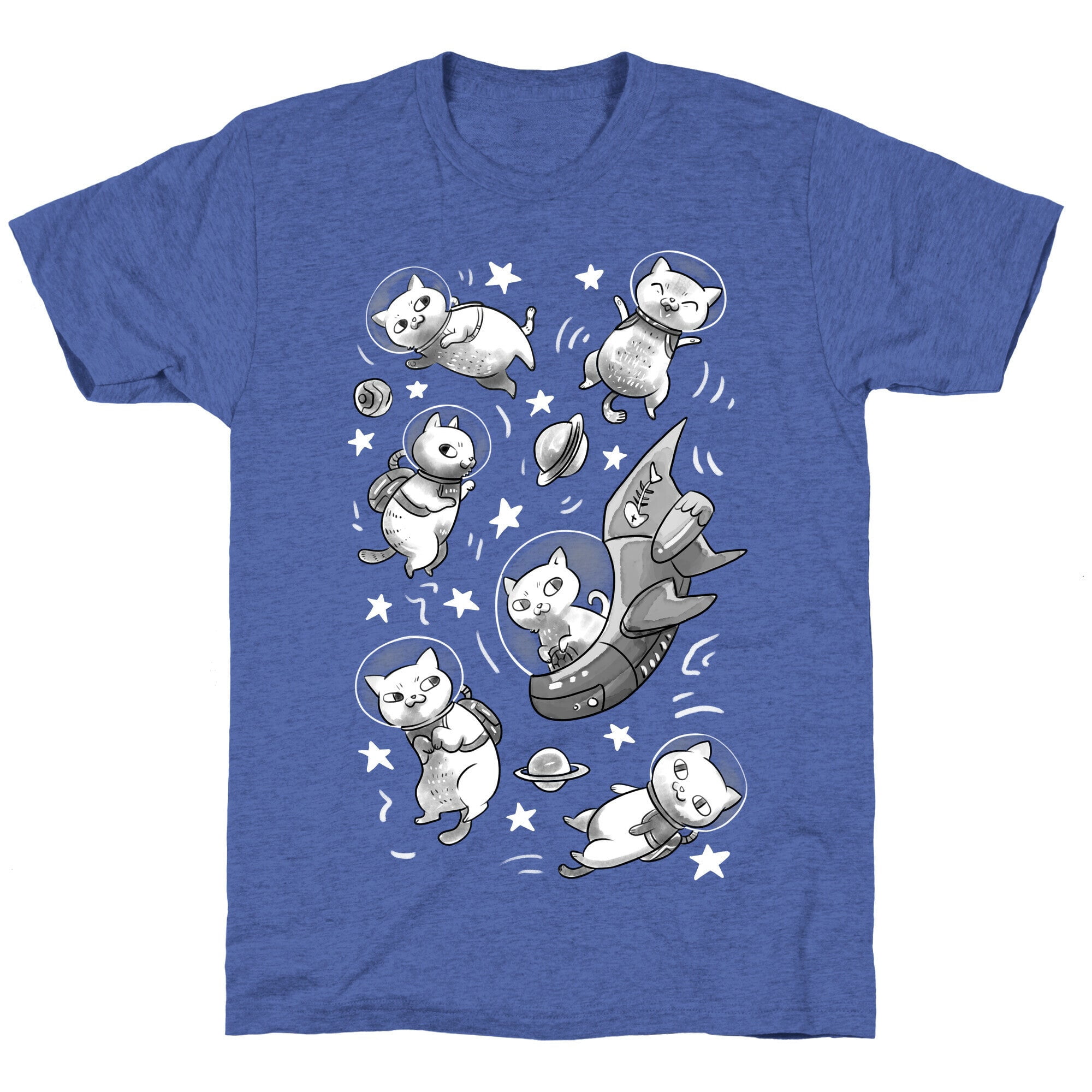Cats In Space Unisex Triblend Tee Tee Shirt Sweatshirt Hoodie - Sticker ...