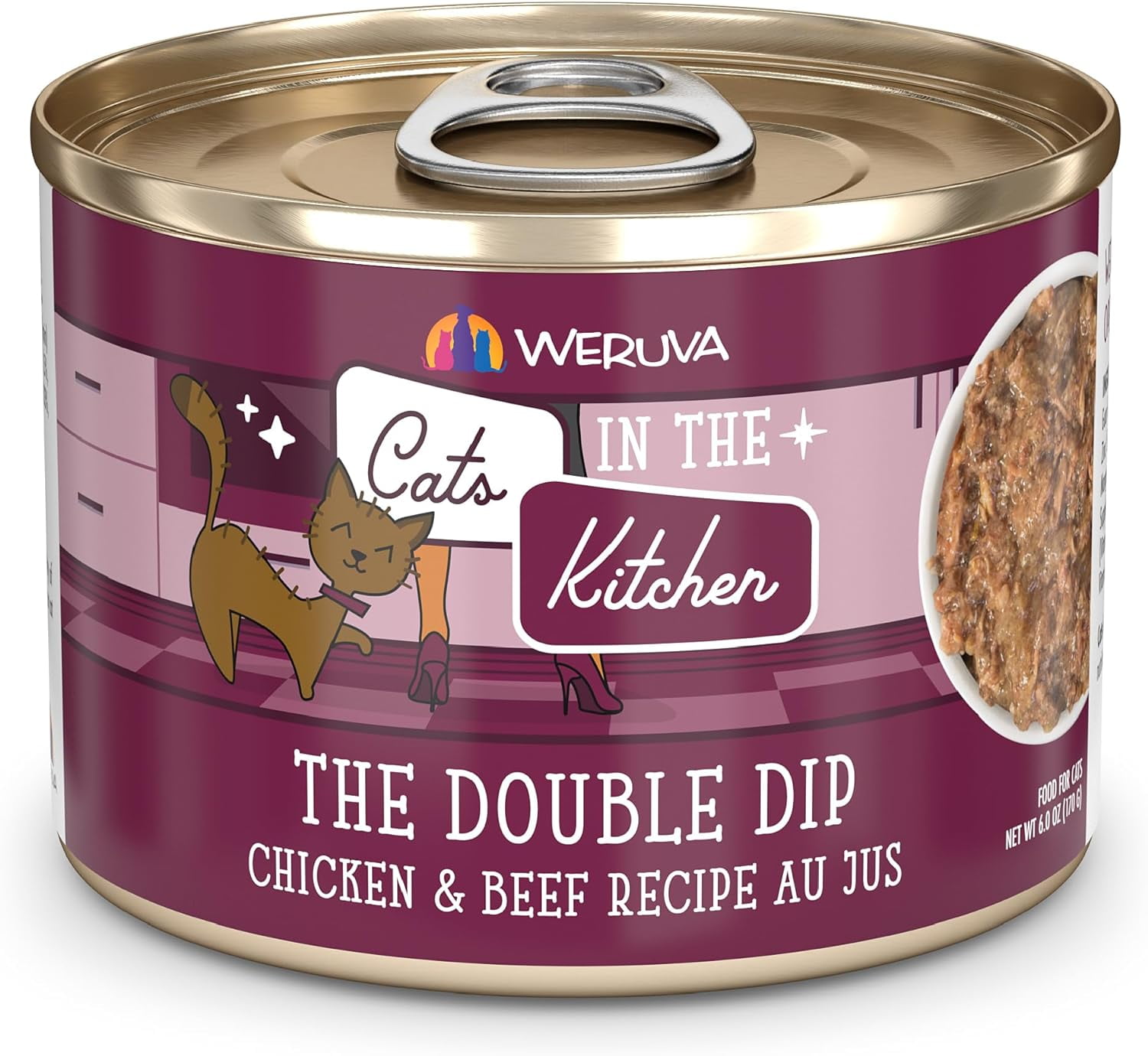 Cats In The Kitchen, The Double Dip With Chicken & Beef Au Jus Cat Food ...