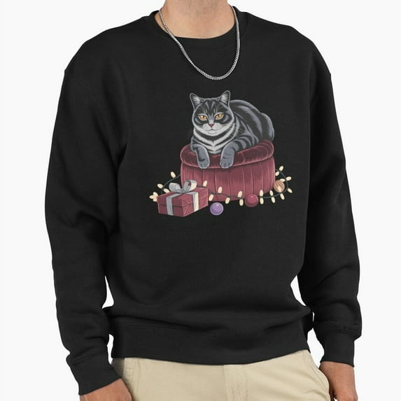 Cats Judging Holiday Choices Since Forever Graphic Unisex Sweatshirt ...