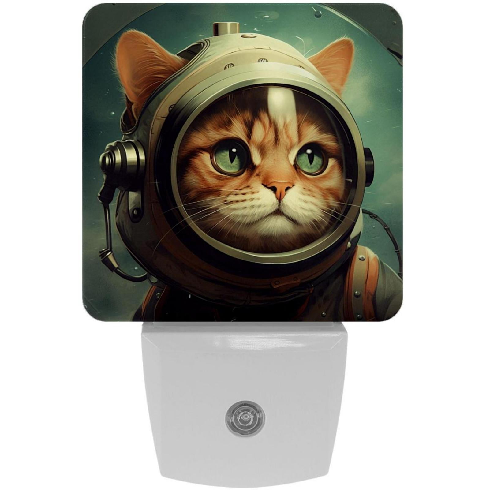 Cats LED Square Night Light - Small and Bright Square-shaped LED Night ...