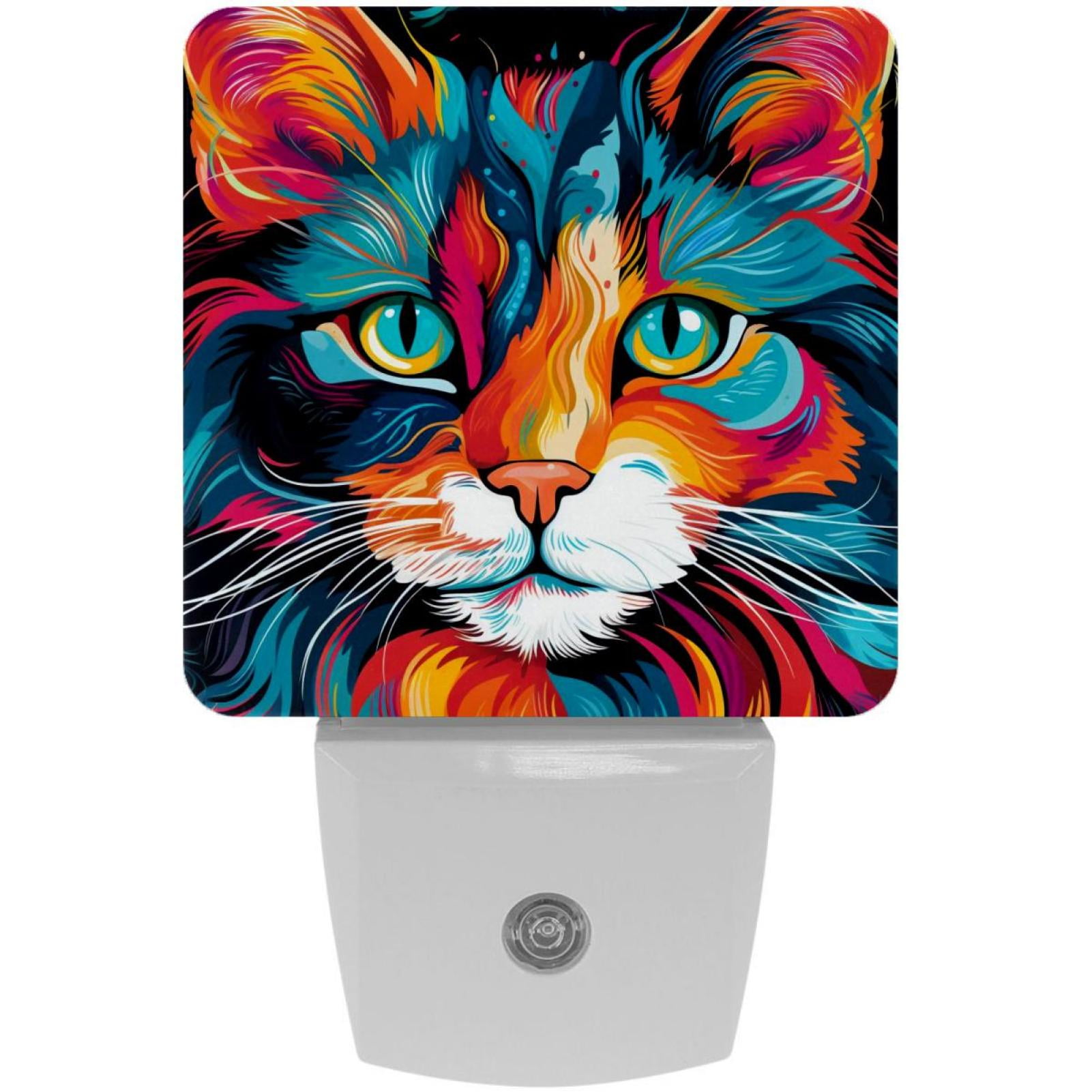 Cats LED Square Night Lights - Compact and Multifunctional Illumination ...