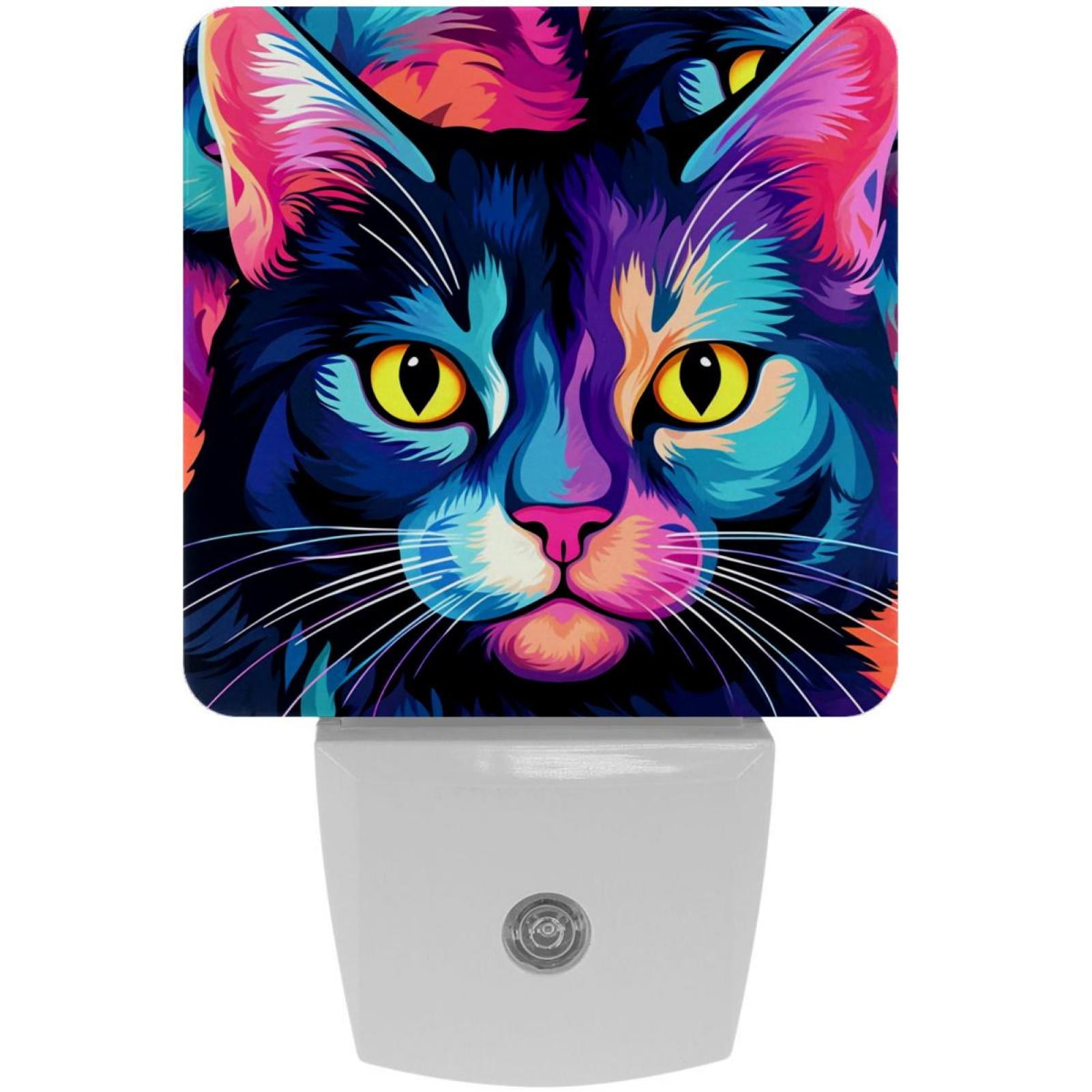 Cats LED Square Night Lights - Compact and Multifunctional Illumination ...