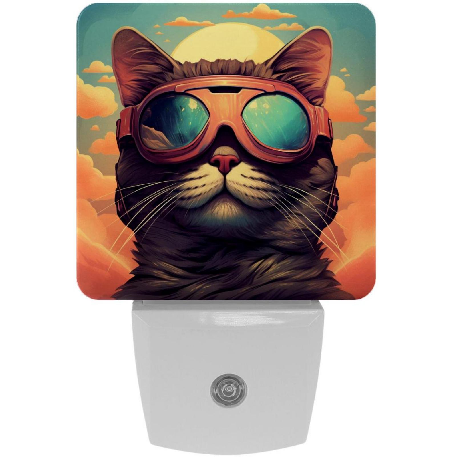 Cats LED Square Night Lights - Energy Efficient & Elegant Decorative ...