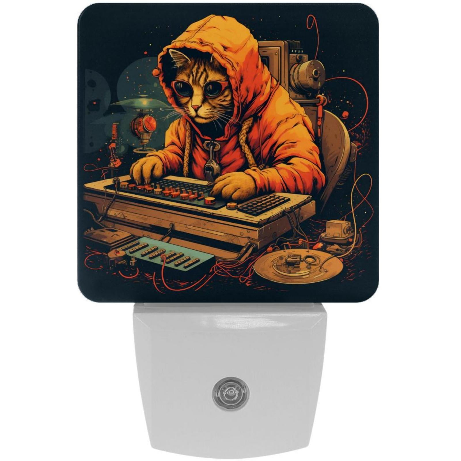 Cats LED Square Night Lights - Energy Efficient and Sleek Design - for ...