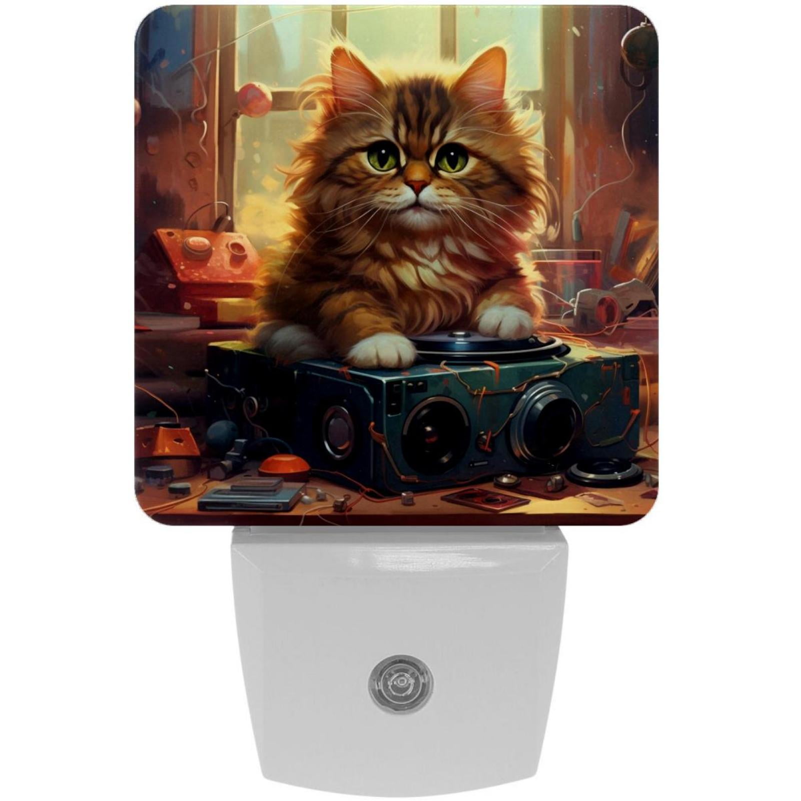 Cats LED Square Night Lights - Energy Efficient and Sleek Design - for ...