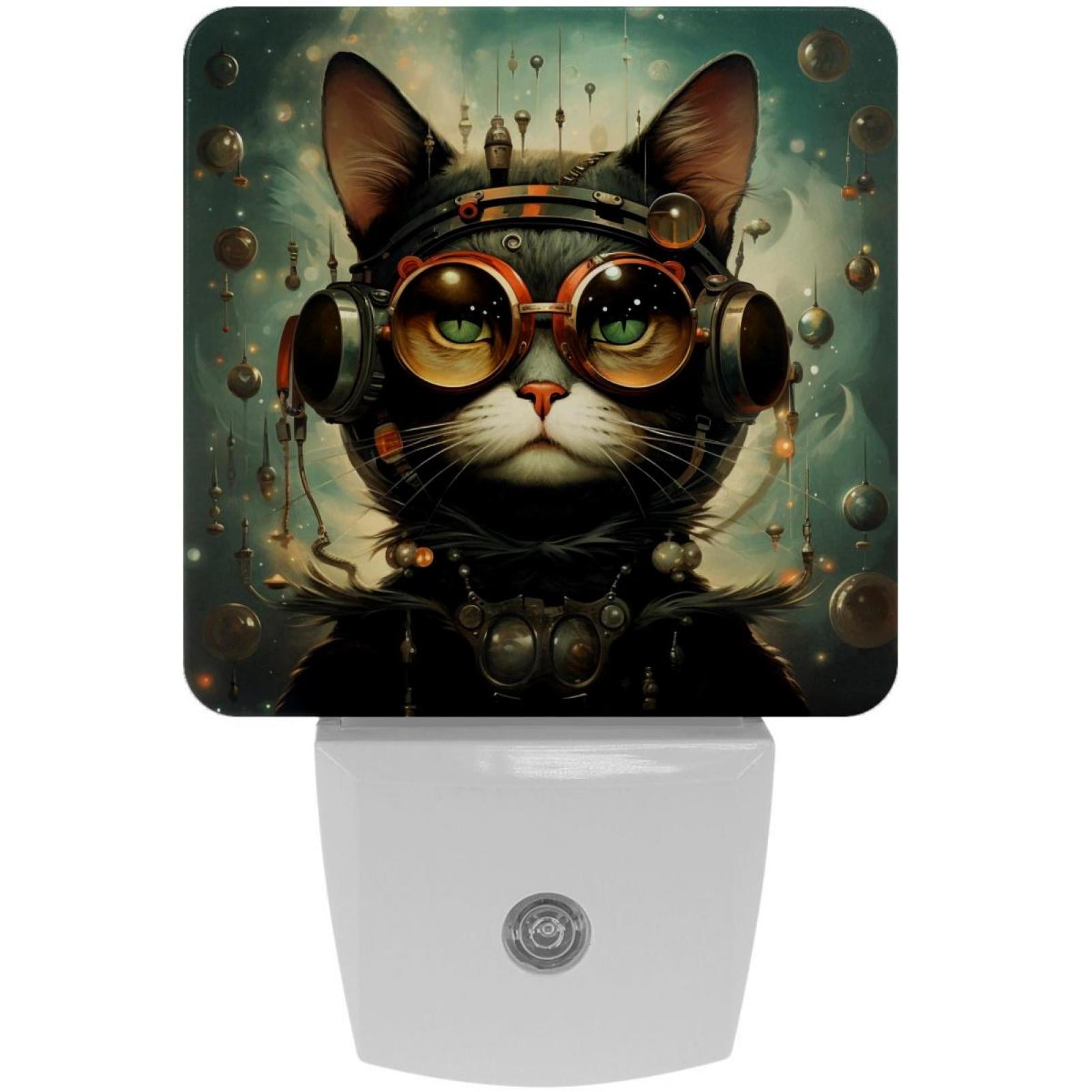 Cats LED Square Night Lights - Energy Efficient and Sleek Design - for ...