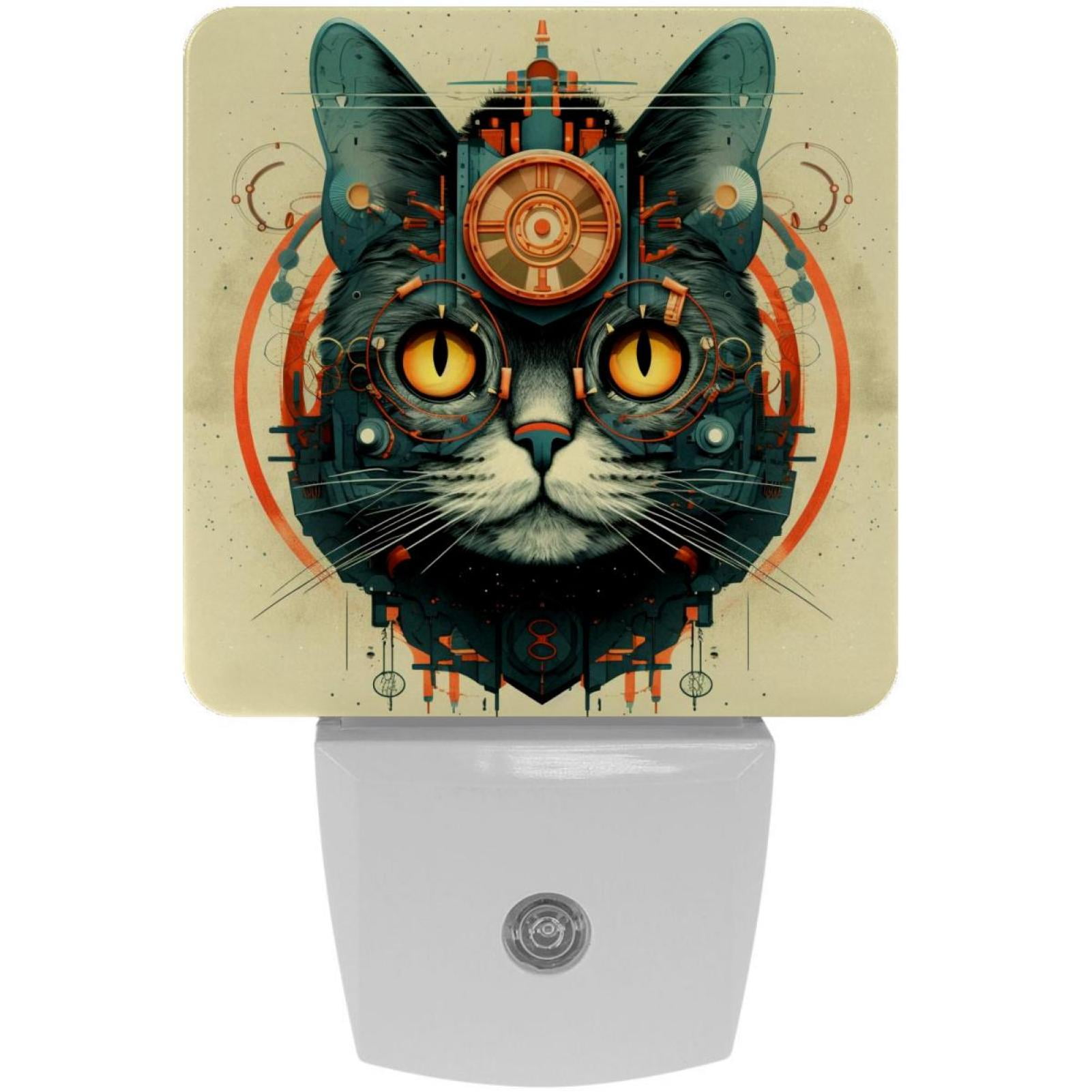 Cats LED Square Night Lights - Energy Efficient and Stylish Bedroom ...