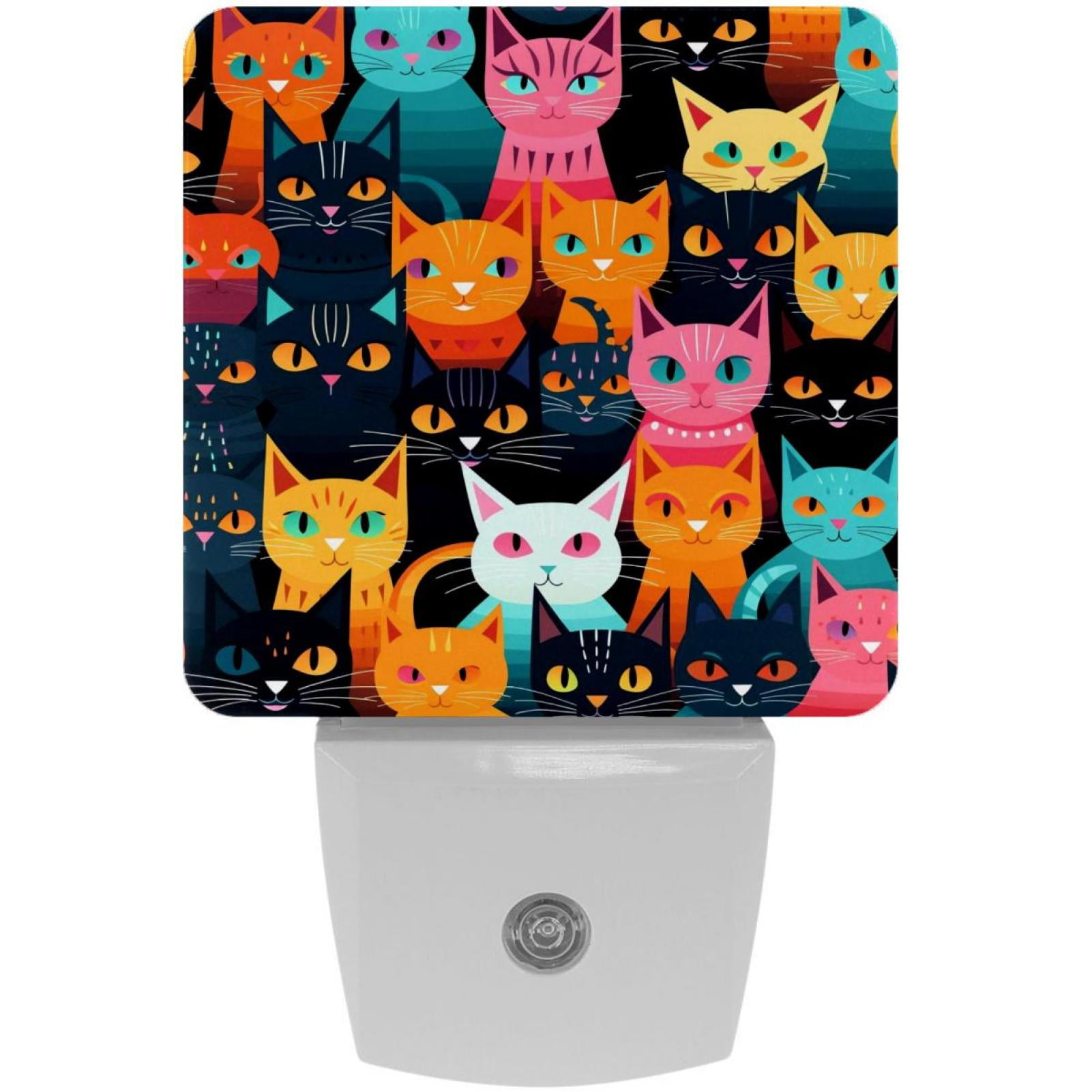 Cats LED Square Night Lights: Energy-Efficient and Stylish Illumination ...
