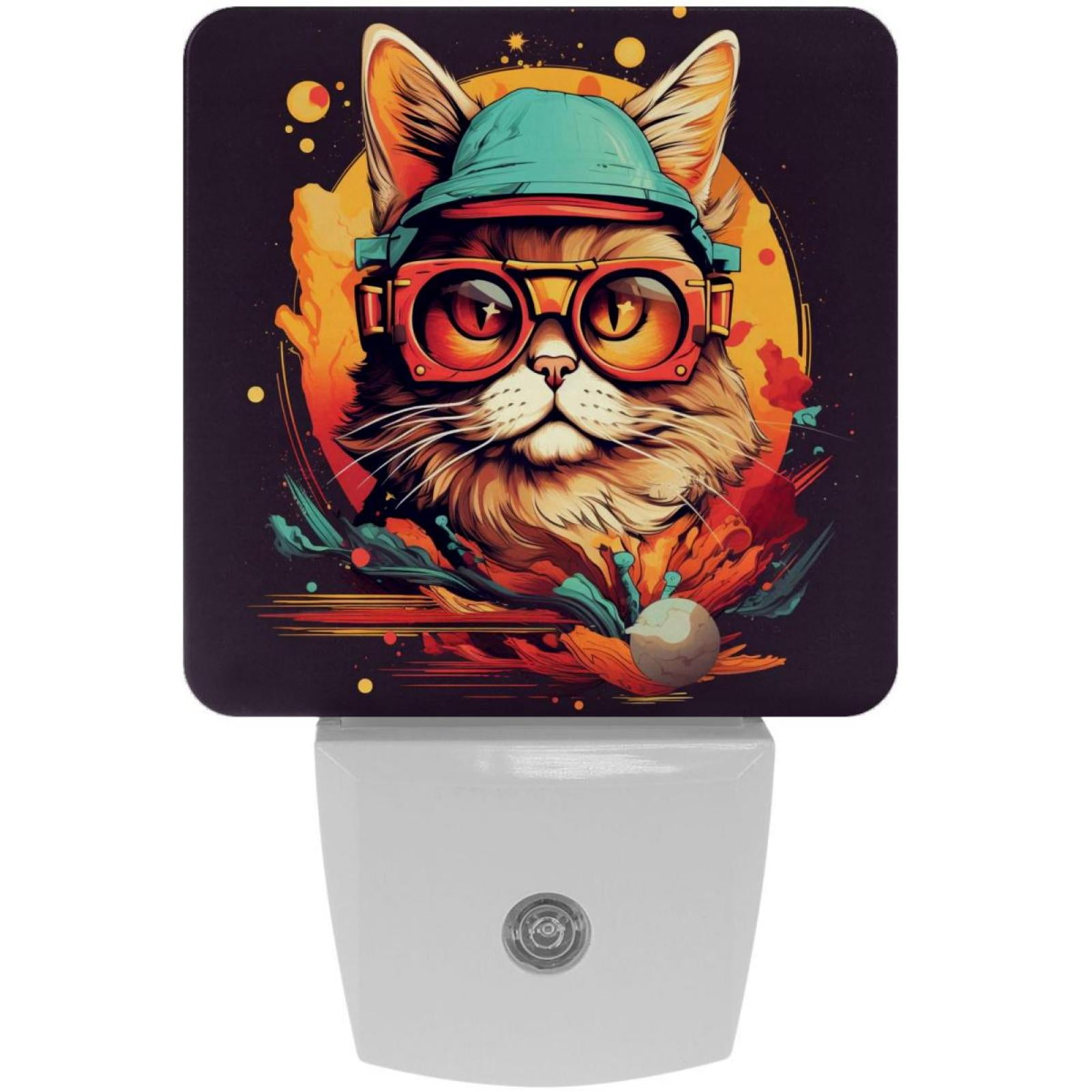 Cats LED Square Night Lights- Energy Efficient and Stylish Illumination ...