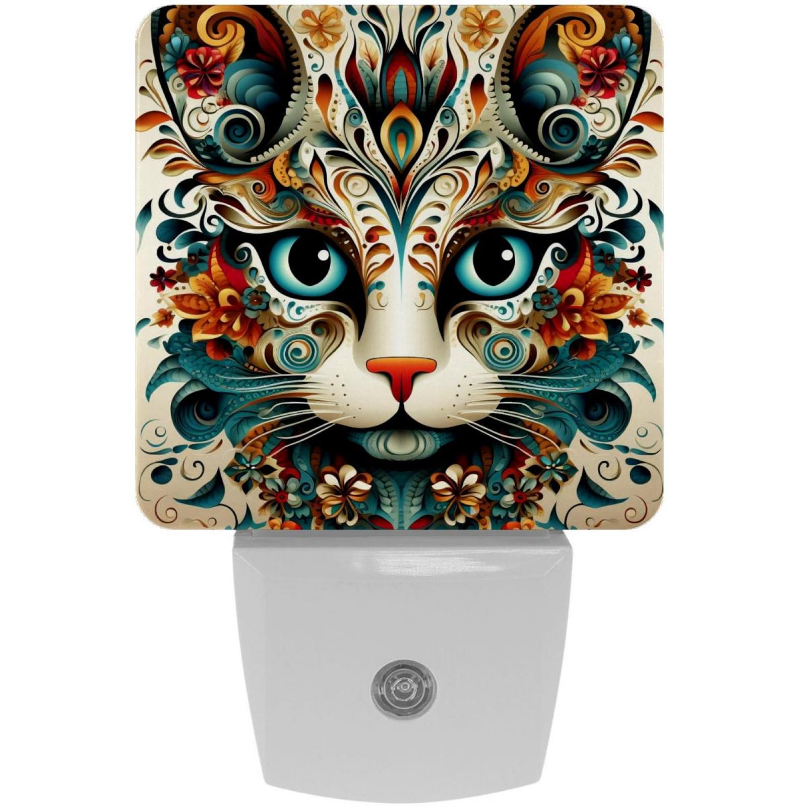 Cats LED Square Night Lights - Modern and Versatile Plug-in Lighting ...