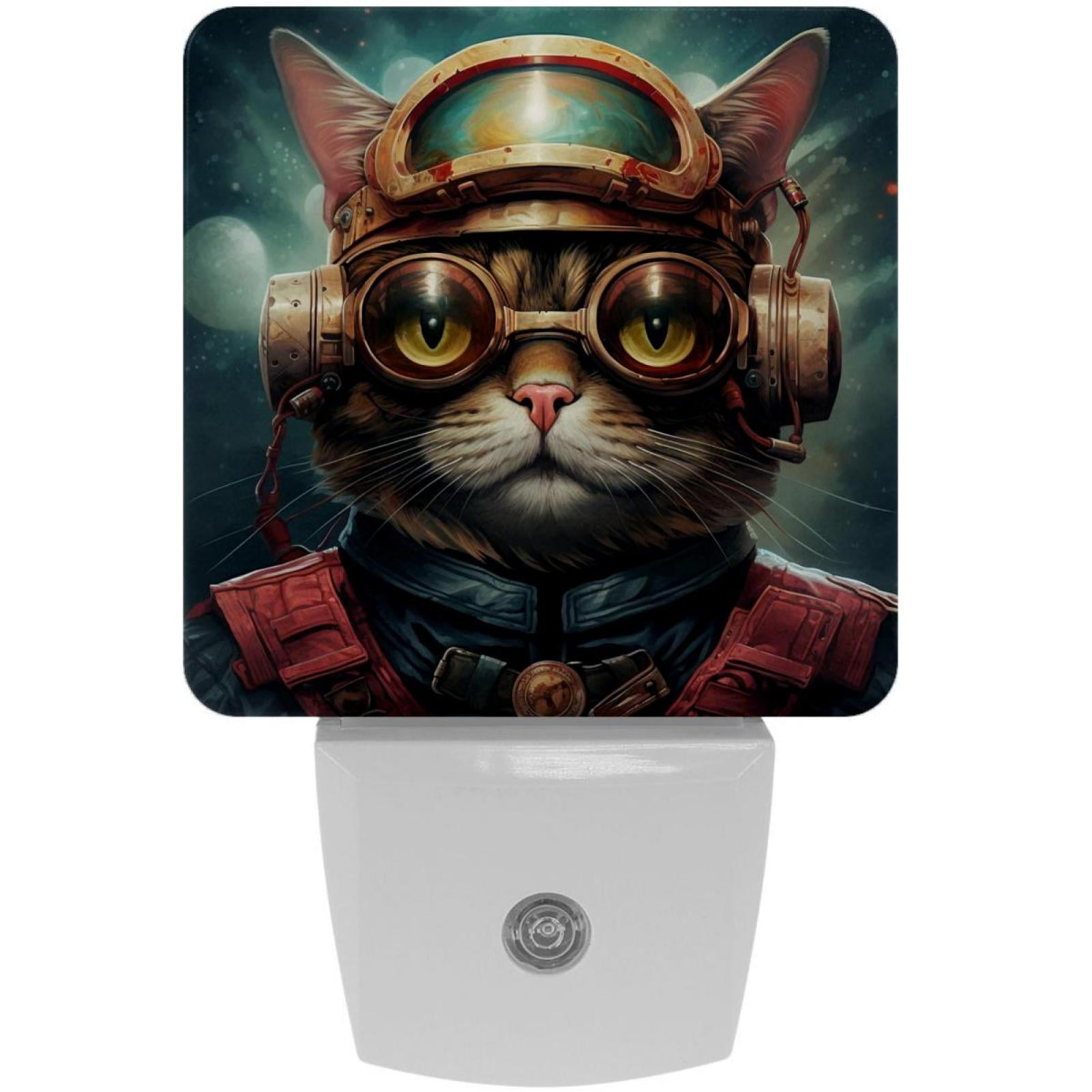 Cats LED Square Night Lights - Modern and Versatile Plug-in Lighting ...
