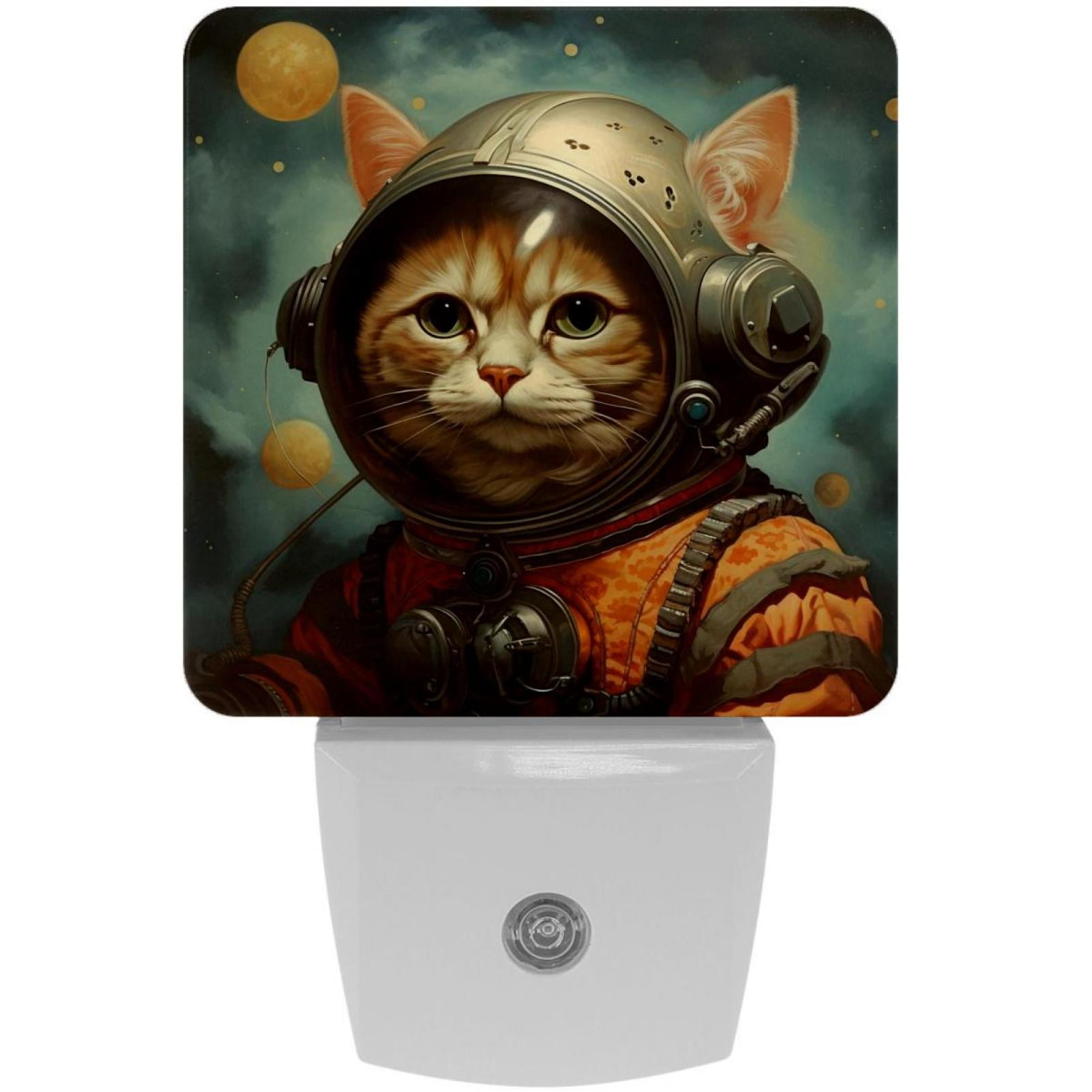 Cats LED Square Night Lights - Portable and Stylish for Bedroom and ...
