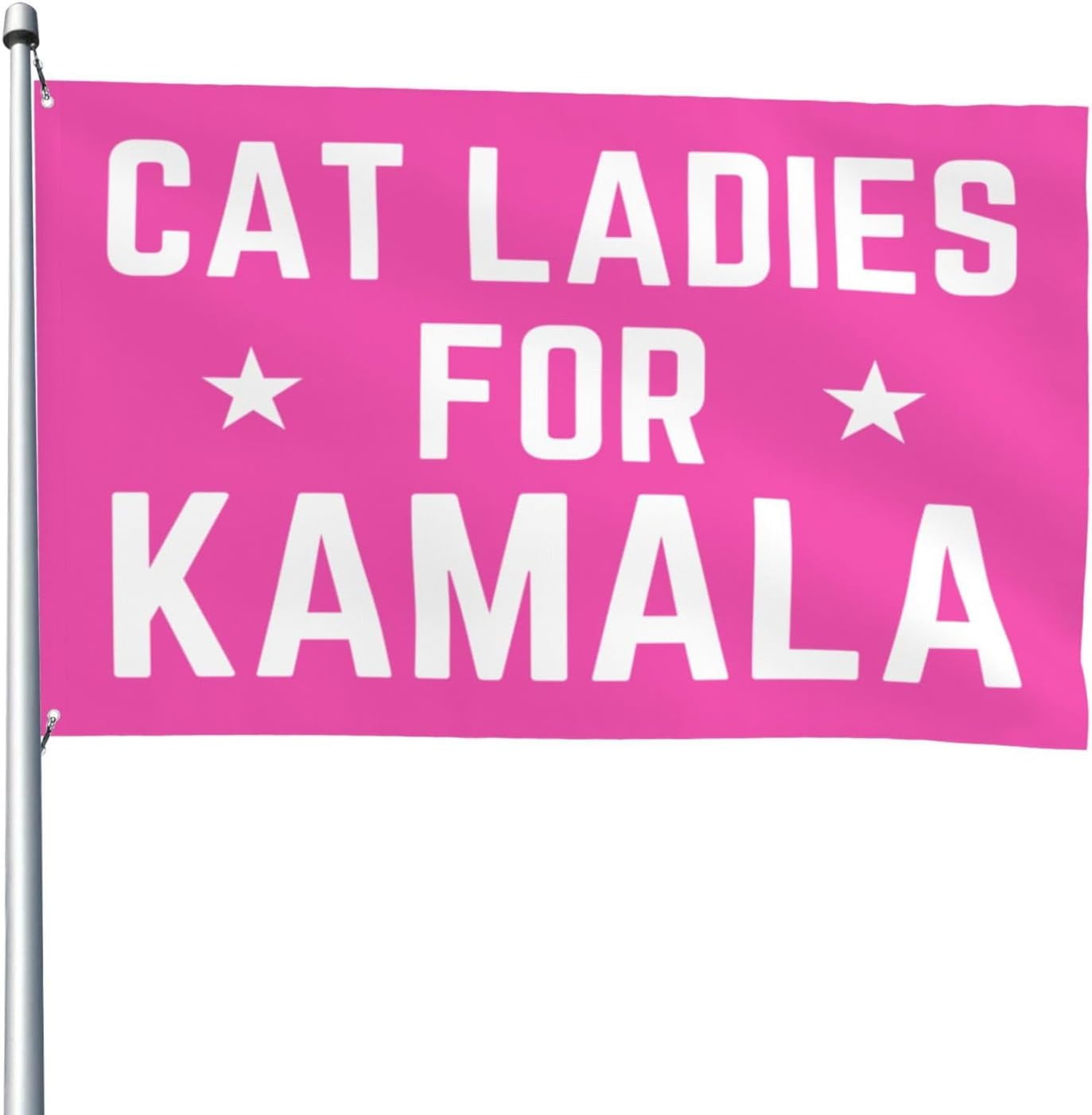 Cats Ladies For Kamala Flag Pink, Girls Women For Harris 2024 Kamala ...