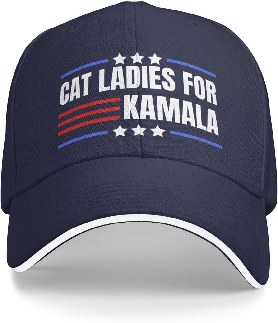 Cats Ladies for Kamala Harris 2024 for President Funny Hat Adjustable ...