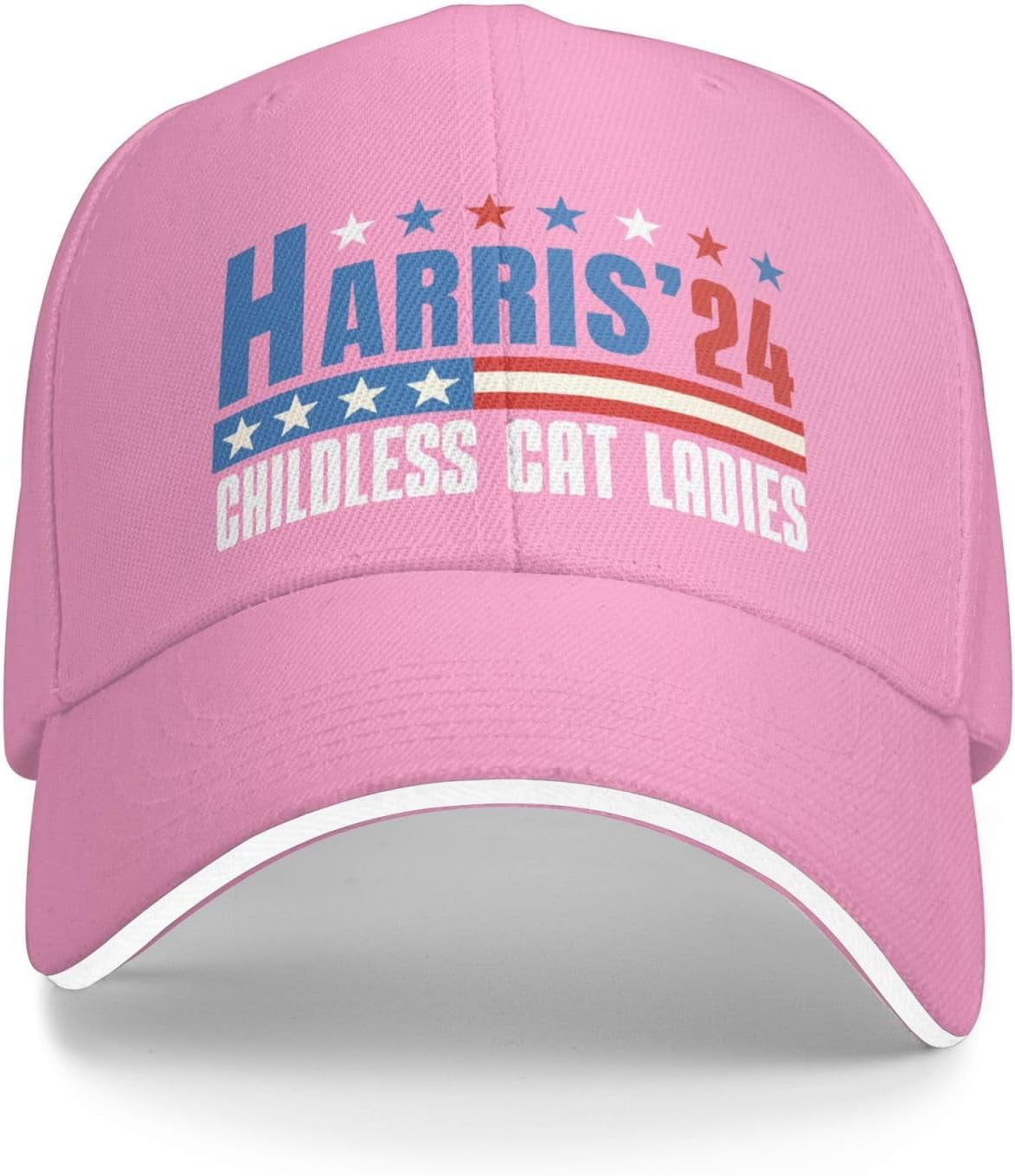 Cats Ladies for Kamala Harris Hats 2024 for President Classic Baseball ...