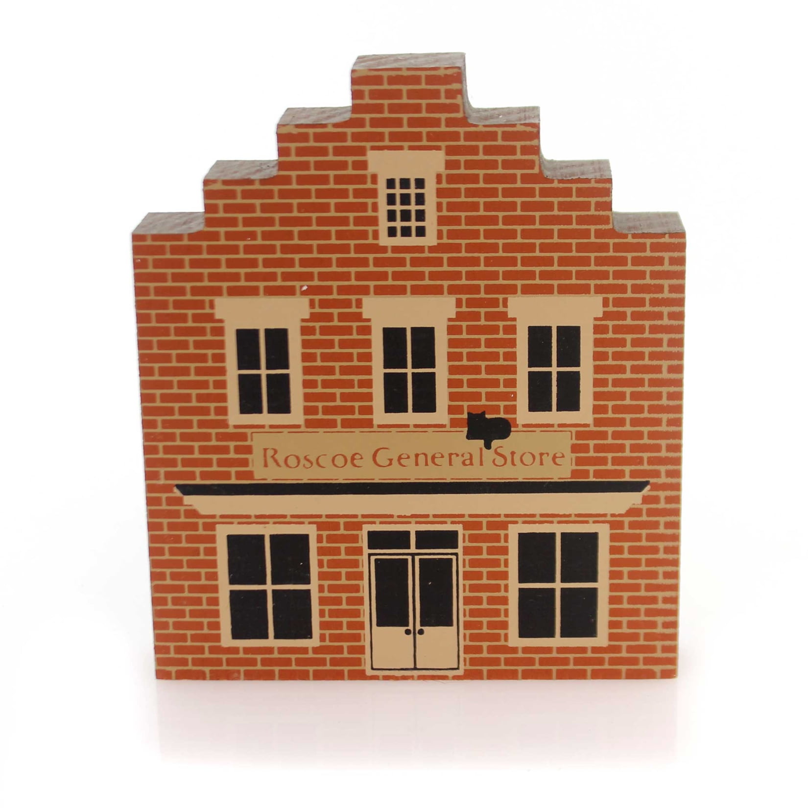 Cats Meow Village ROSCOE GENERAL STORE Wood Village Retired Pine 0861 ...