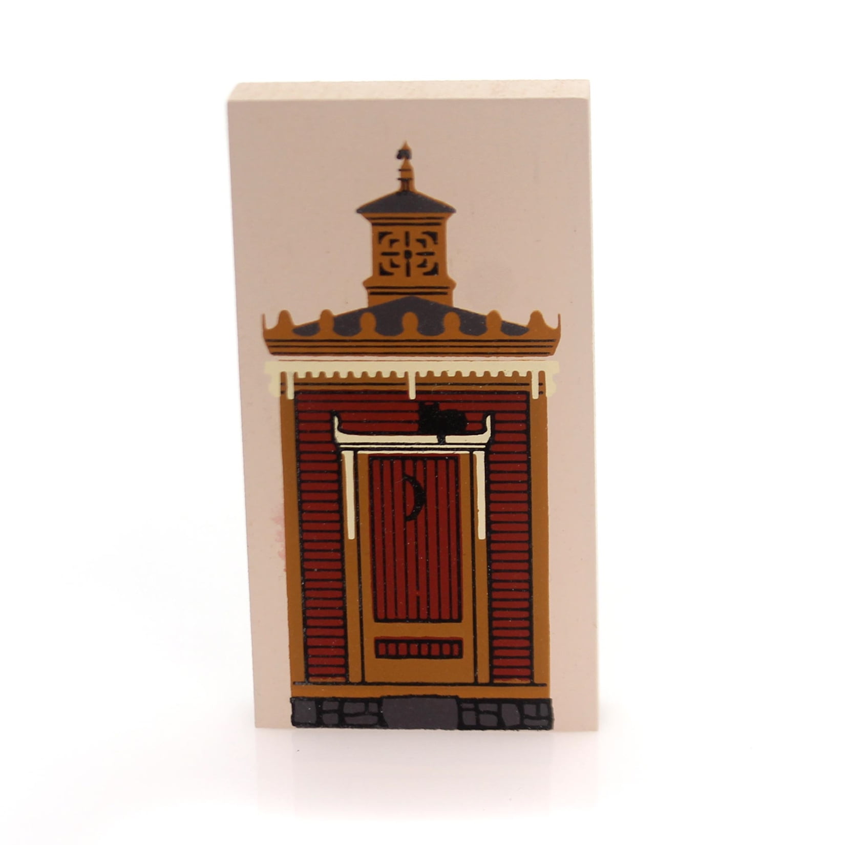 Cats Meow Village Victorian Outhouse Wood Accessory Bathroom Out House ...