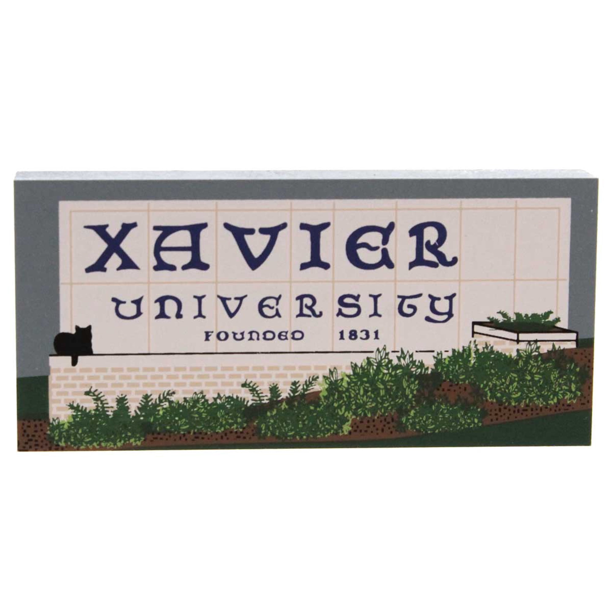 Cats Meow Xavier University Sign Wood Landmark Cincinnati Musketeers ...
