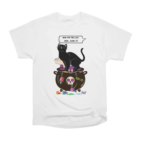 Cats On The Cauldron T-Shirt Tee Gift For Him Merch For Her Apparel For ...