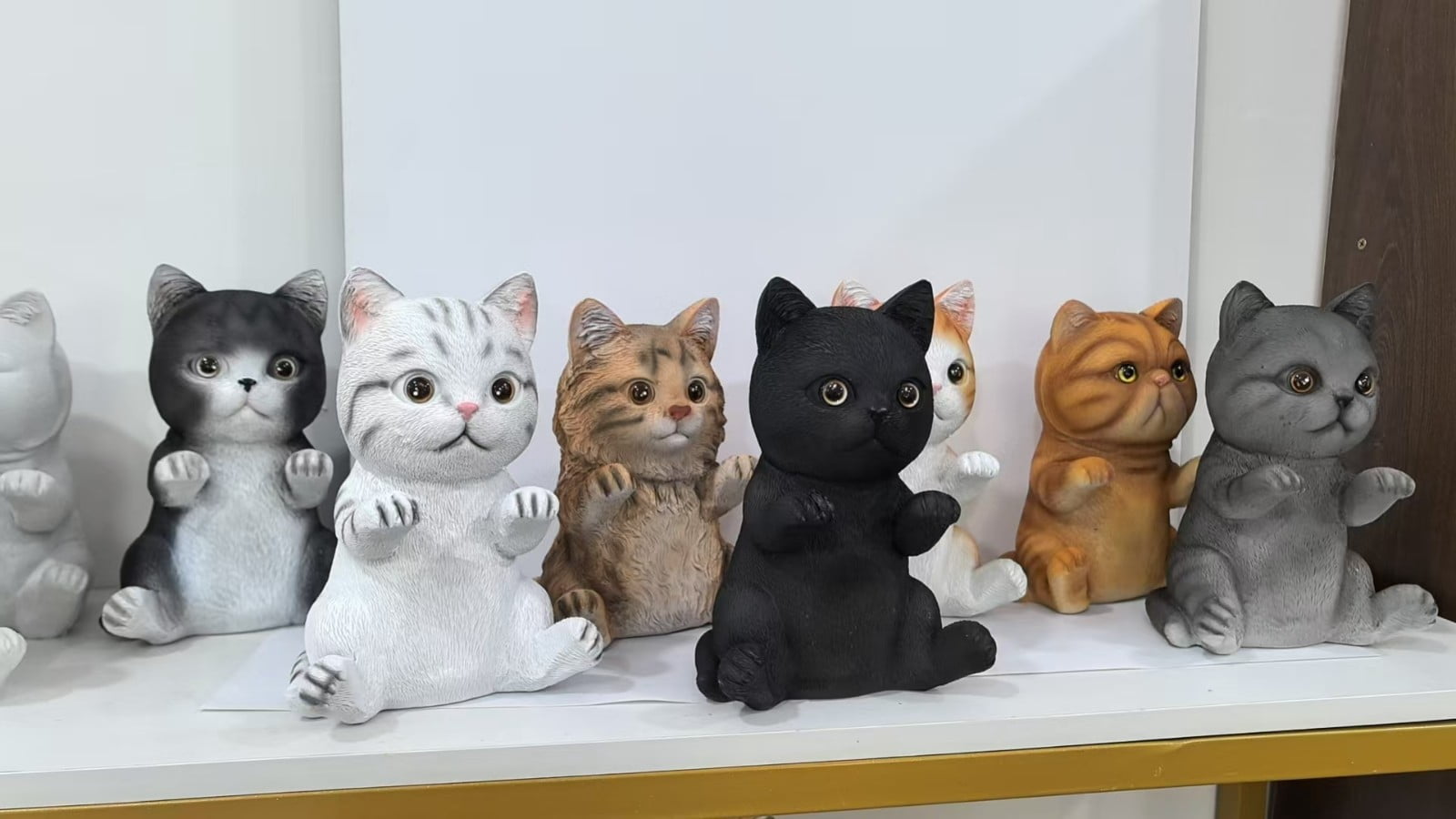 Cats Ornaments Resin Statue Crafts,Halloween Gifts(B) - Walmart.com