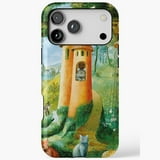 Cats Paradise by Remedios Varo Protective Cover for iPhone 11 12 13 14 ...