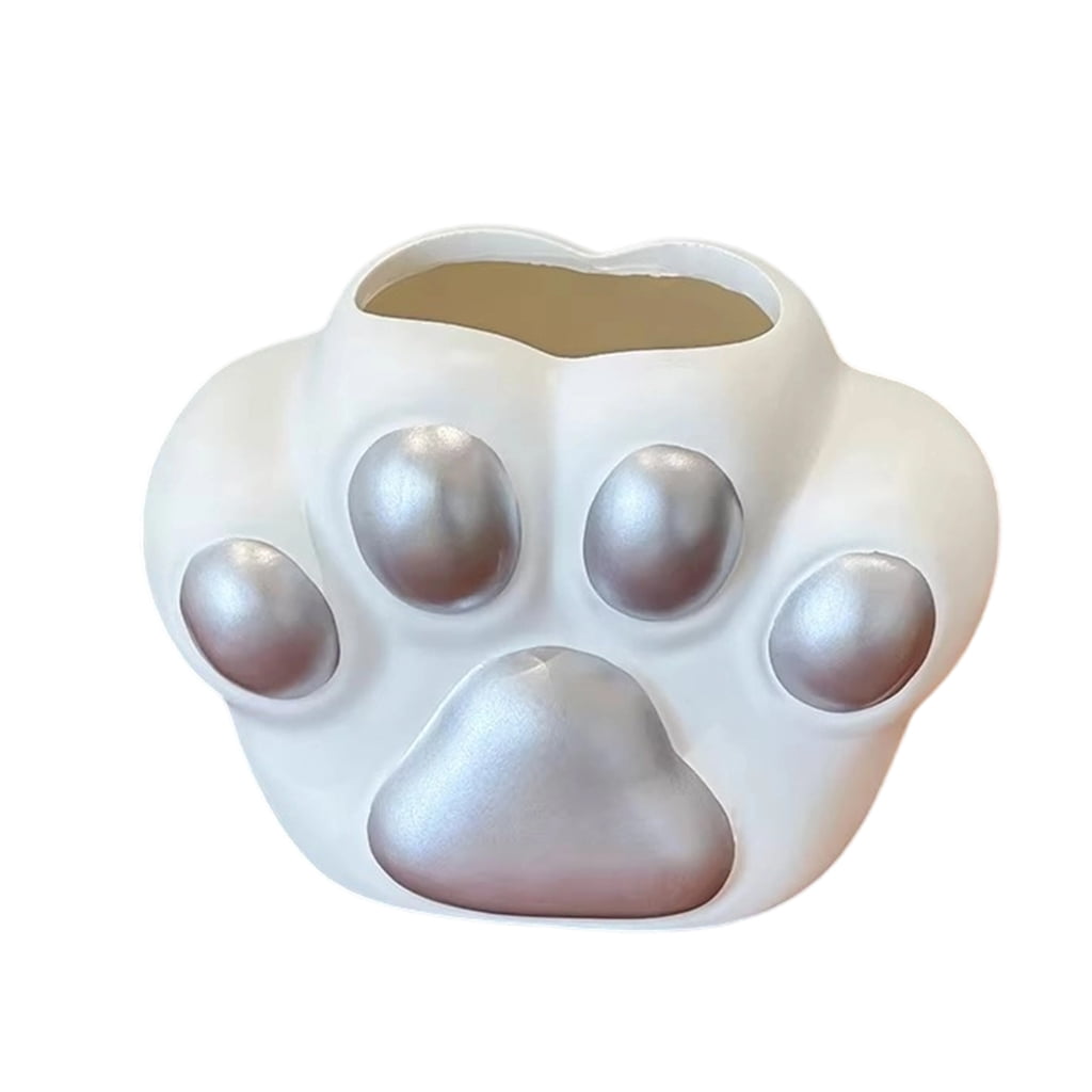 Cats Paws Flower Pot For Home Living Room Decoration Small Plant Resins ...