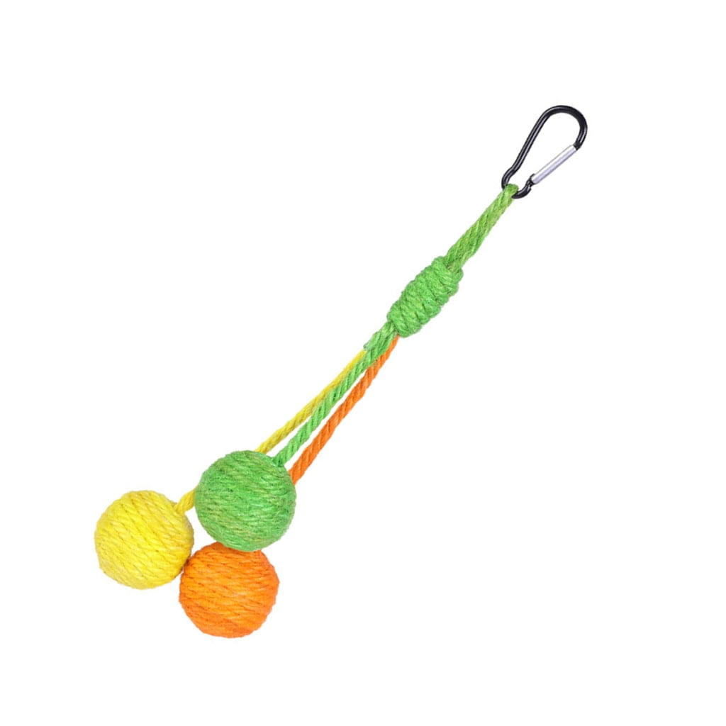 Cats Play Sisal Rope Sphere Encourages Molar Colorful Sphere Sisal Toy ...