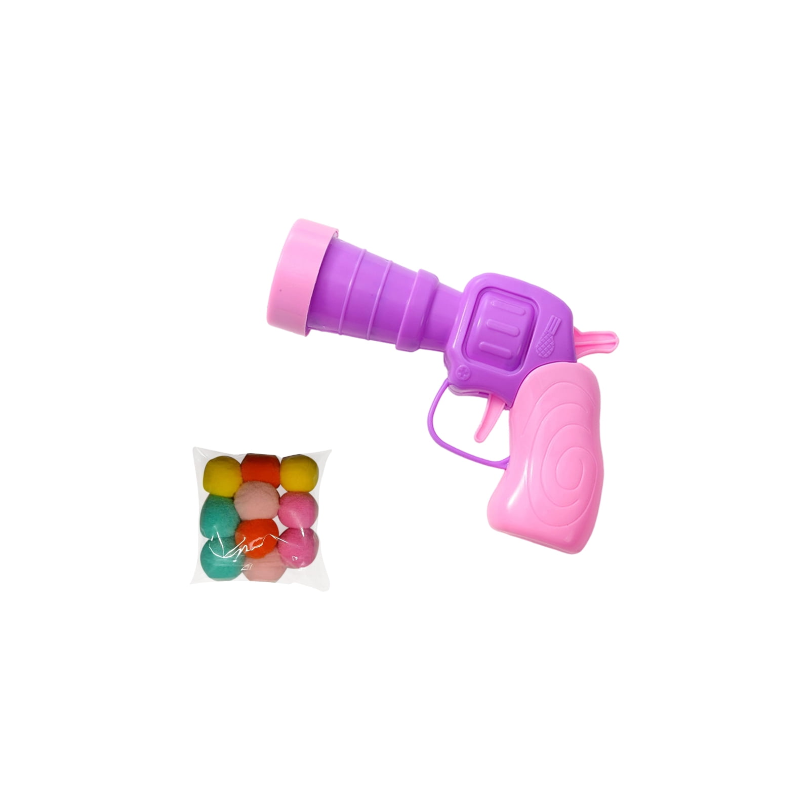 Cats Plush Ball Launcher Set (1 Launcher + 10 Electrostatic Adhesive ...