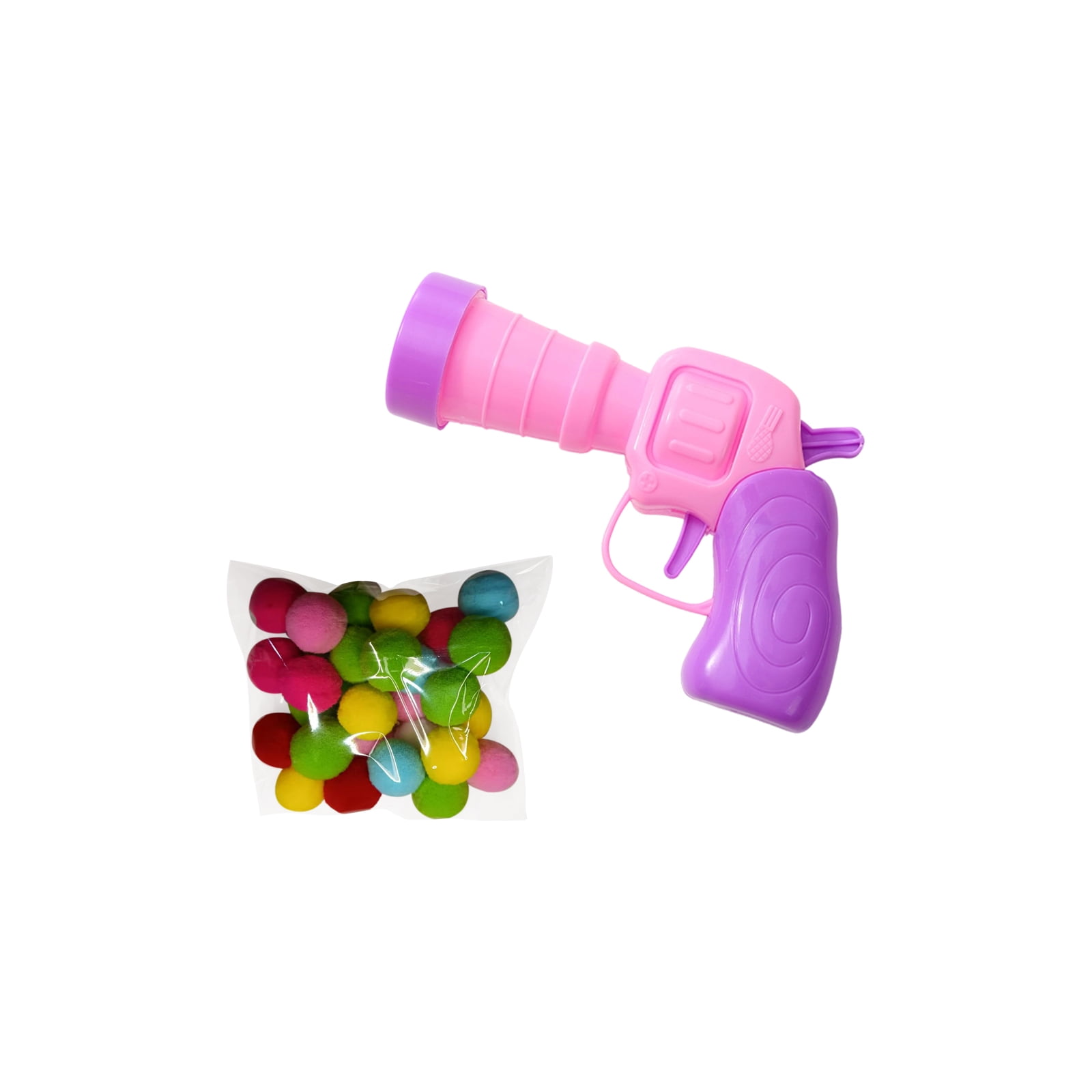 Cats Plush Ball Toy With Launcher, Micro-Bullet Electrostatic Adhesive ...