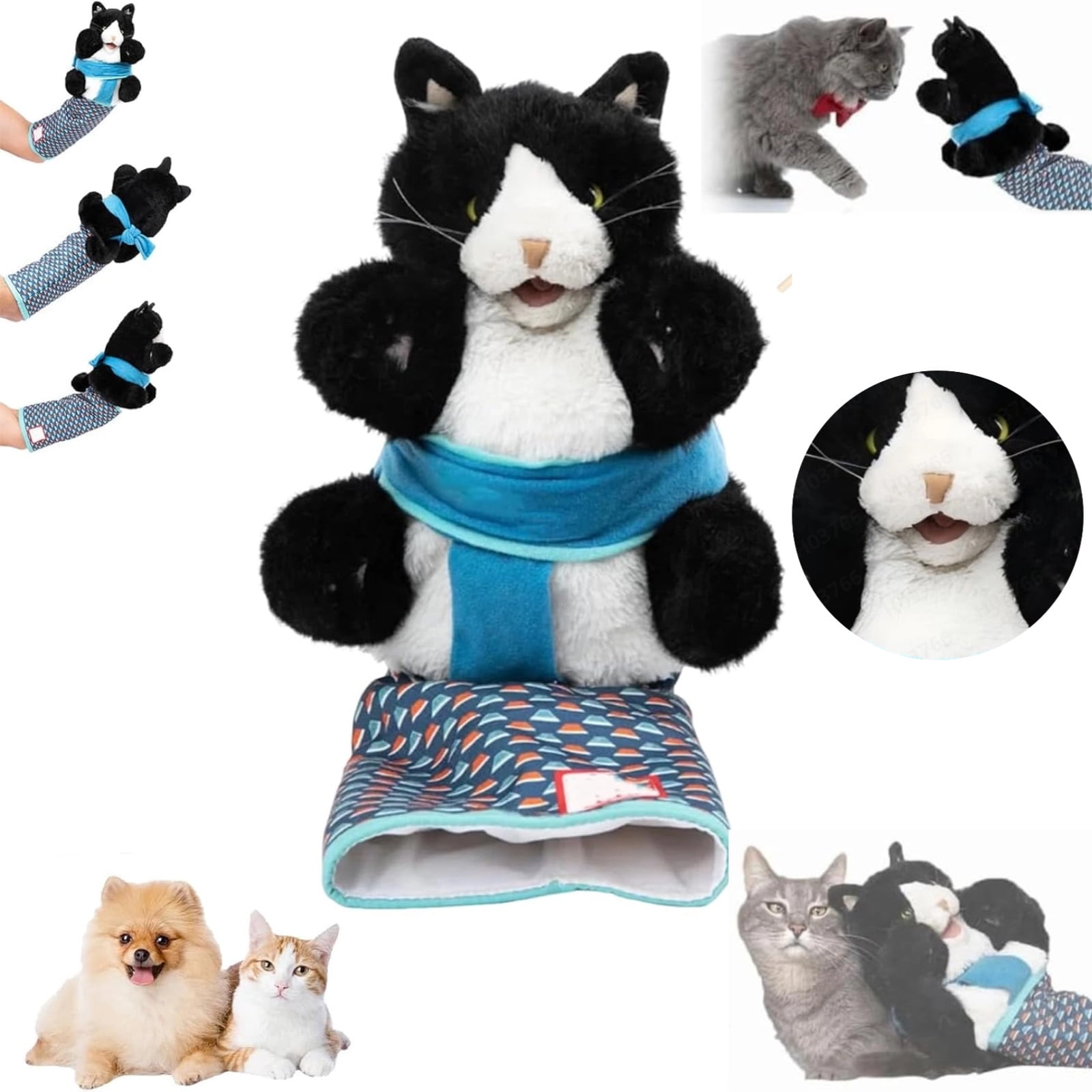 Cats Puppet Wrestler,Cat Wrestling Toy Puppet - Interactive Hand Puppet ...