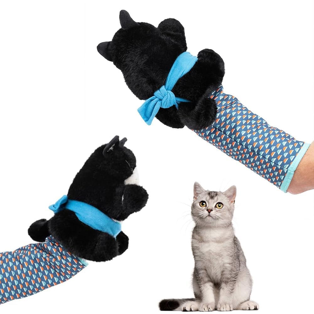 Cats Puppet Wrestler,Cat Wrestling Toy Puppet, Interactive Hand Puppet ...