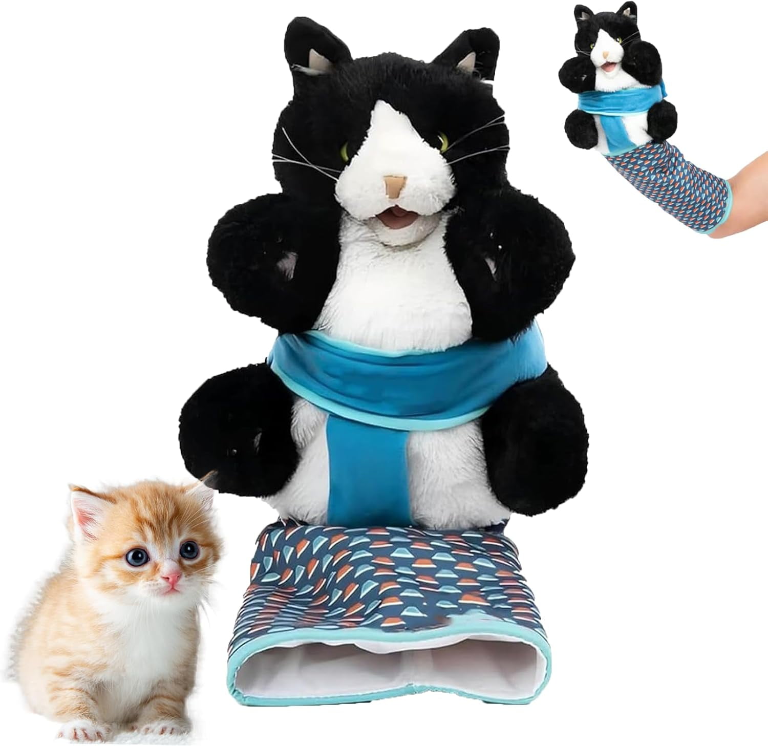 Cats Puppet Wrestler,Cat Wrestling Toy Puppet, Interactive Hand Puppet ...