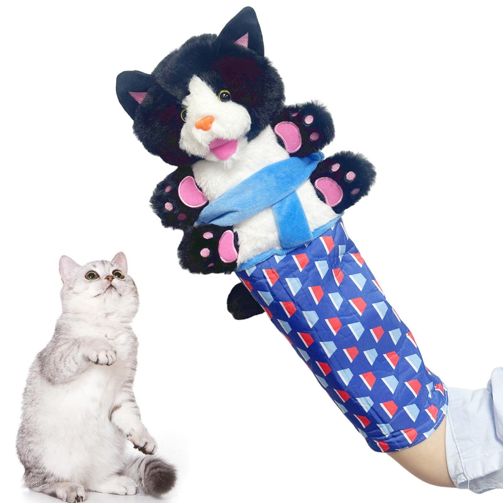 Cats Puppet Wrestler Interactive Toy, Tough Padding, for Cat Owners ...