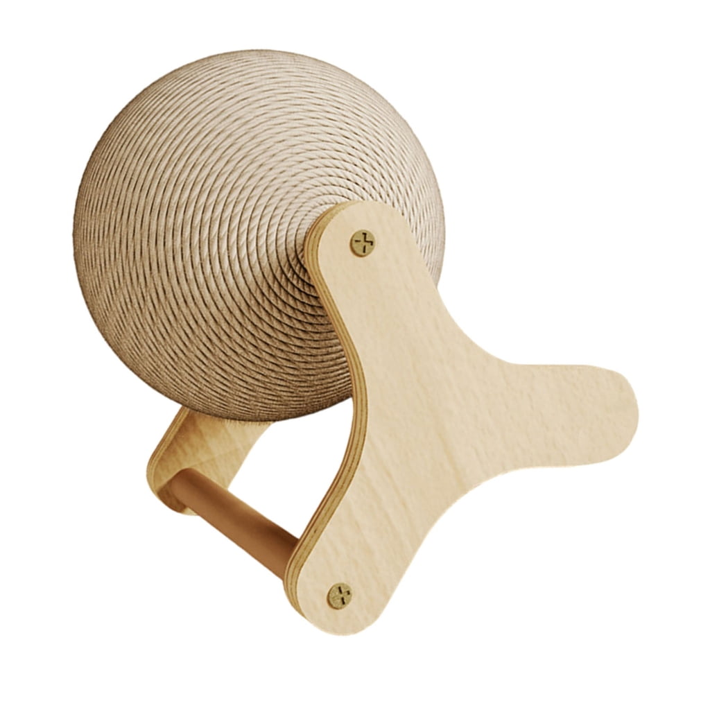 Cats Scratching Sphere Toy with Stable Stand Funny Claws Grinding Paper ...