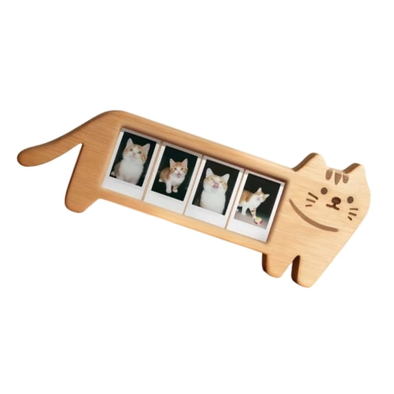 Cats Shaped Picture Frame Cats Mini Photo Frame for Desktop Tabletop ...