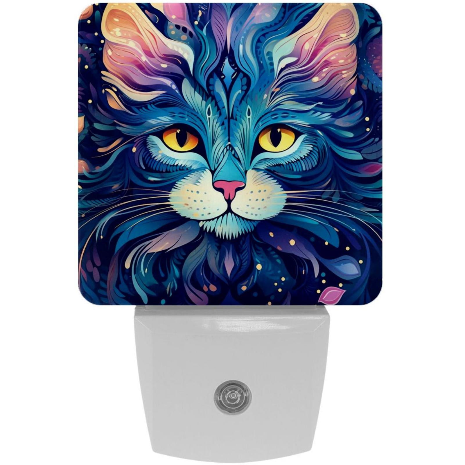 Cats Square LED Night Lights - Small, Portable Lighting for Any Room ...